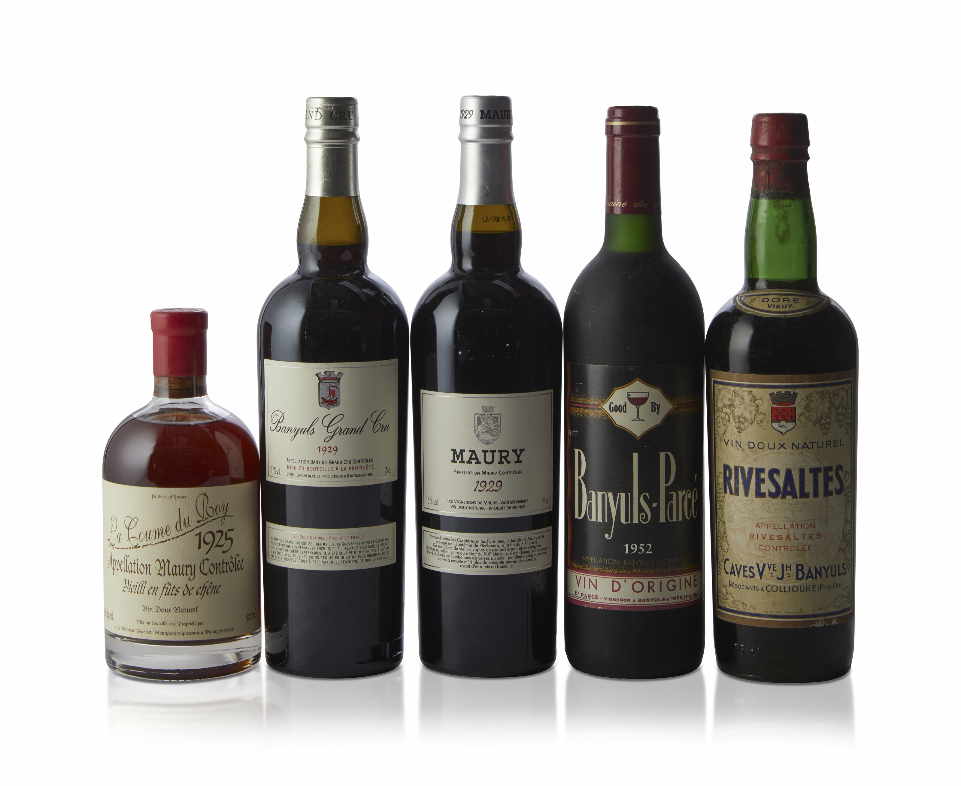 Mixed Languedoc, Maury La Coume du Roy 1925 half-liter bottle (1)Maury ...