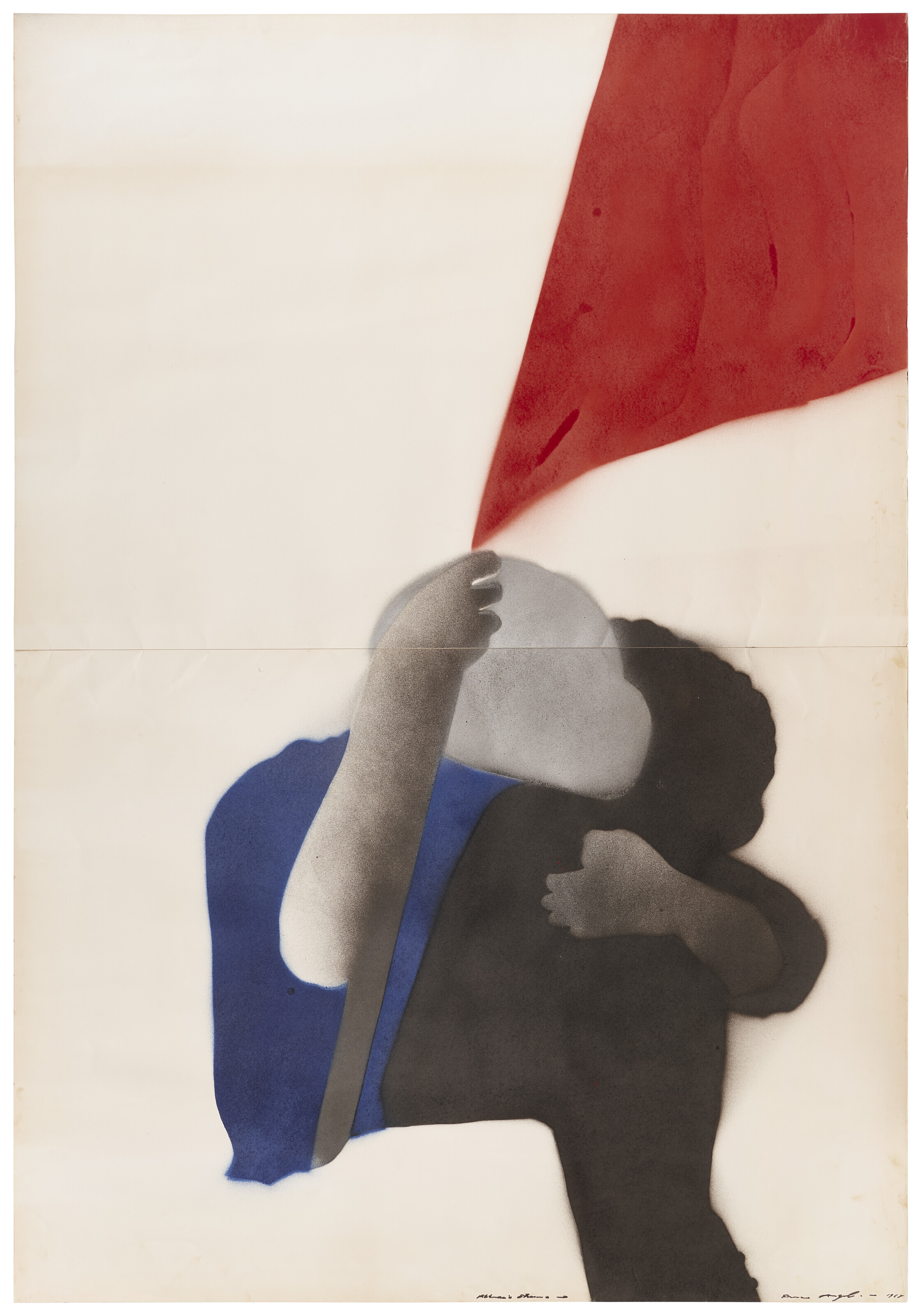 Franco Angeli (1935-1988), Abbraccio eterno | Christie’s