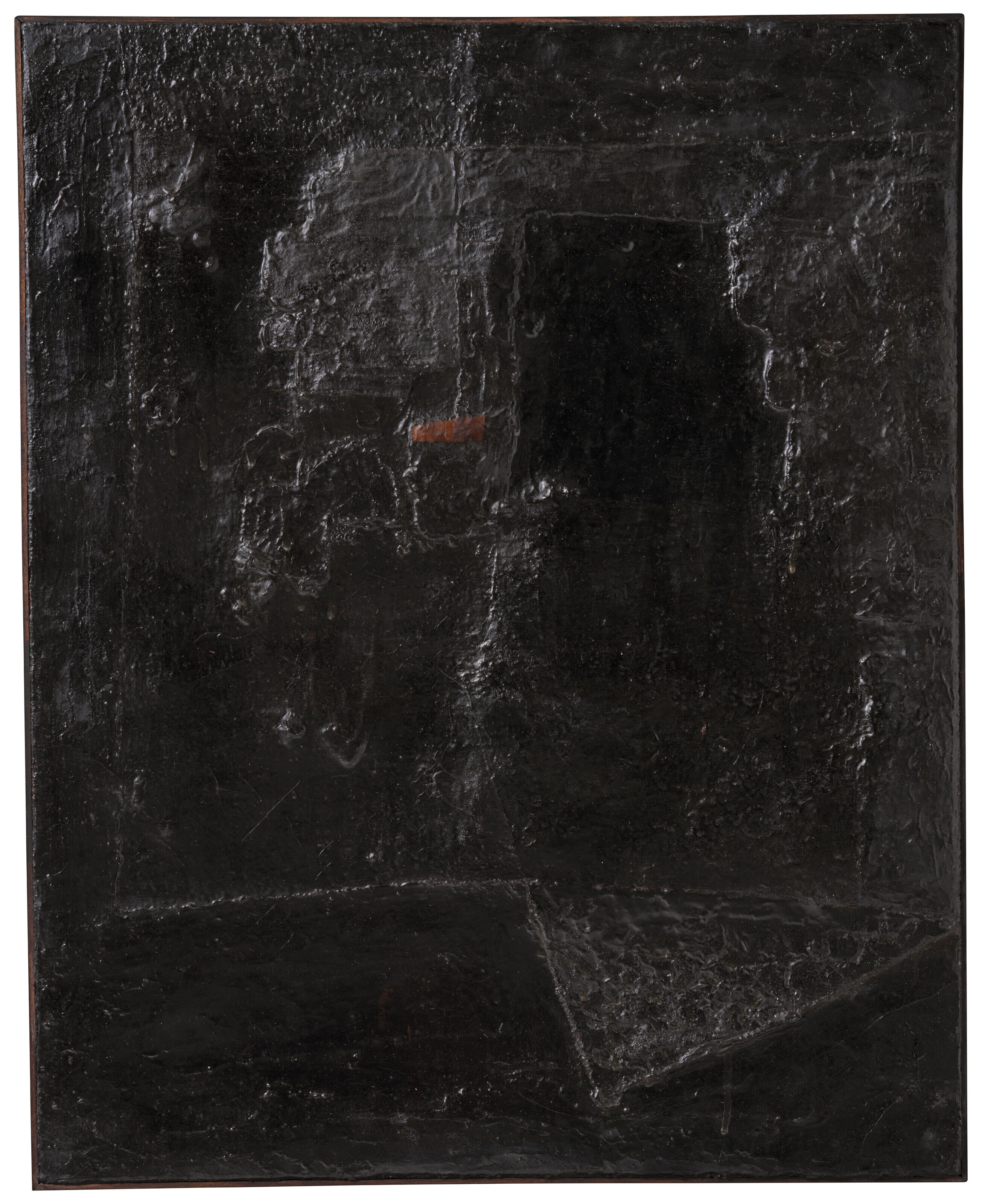 Alberto Burri (1915-1995), Catrame nero T | Christie’s