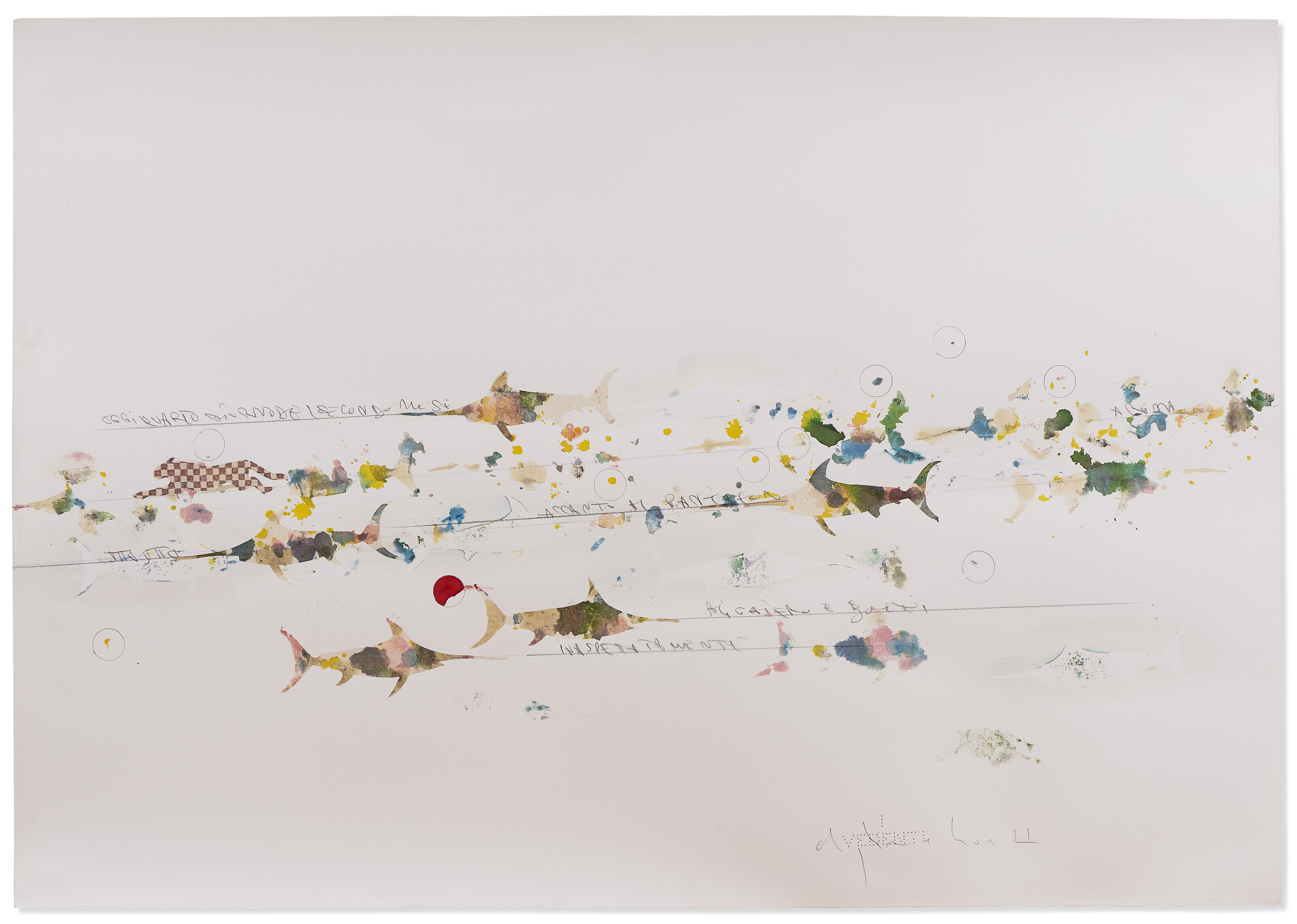 Alighiero Boetti (1940-1994), Senza titolo (Inaspettatamente) | Christie’s