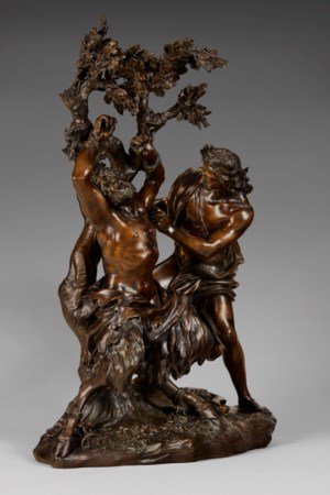 A BRONZE GROUP OF APOLLO FLAYING MARSYAS, GIOVANNI BATTISTA FOGGINI ...