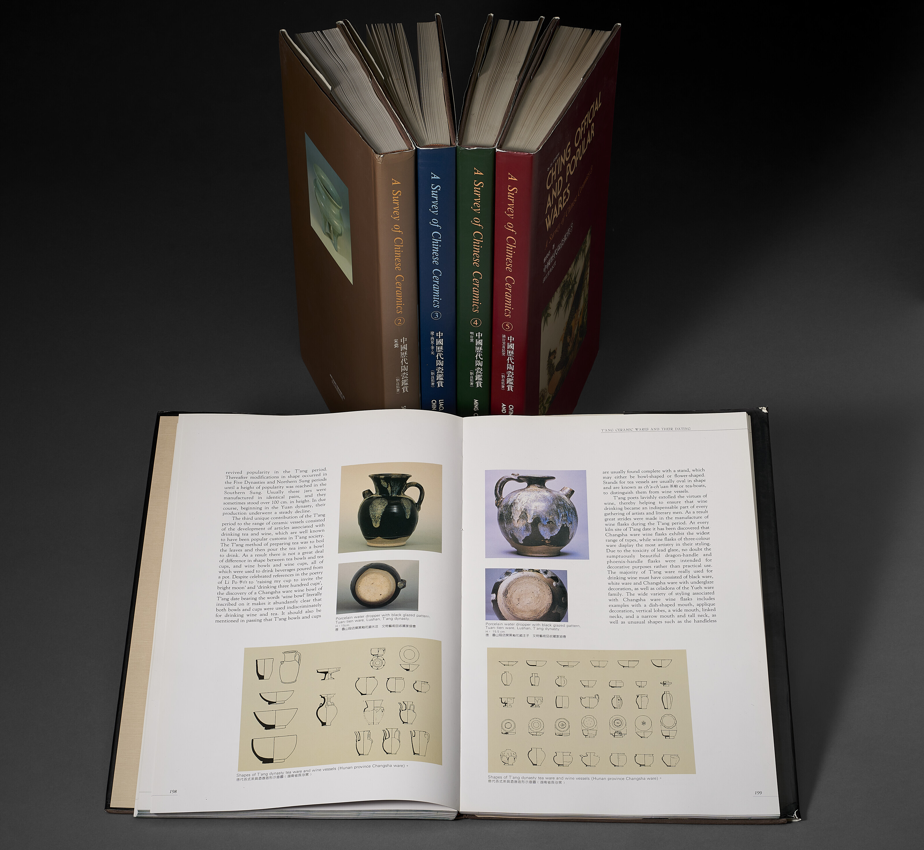 LIU, LIANG-YU - A set of 5 volumes of A Survey of Chinese Ceramics ...