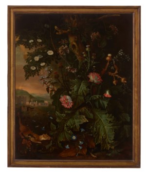 MATTHIAS WITHOOS (AMERSFOORT 1627-1709 HOORN), A forest floor with a ...