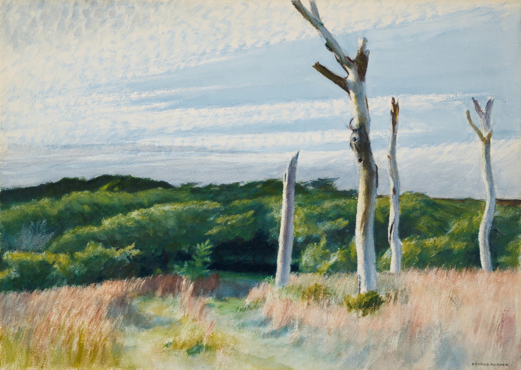 EDWARD HOPPER (1882-1967), Four Dead Trees | Christie's