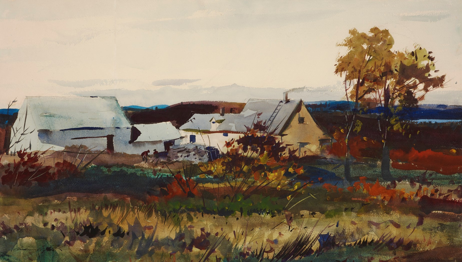 ANDREW WYETH (1917-2009), Hill Farm | Christie's