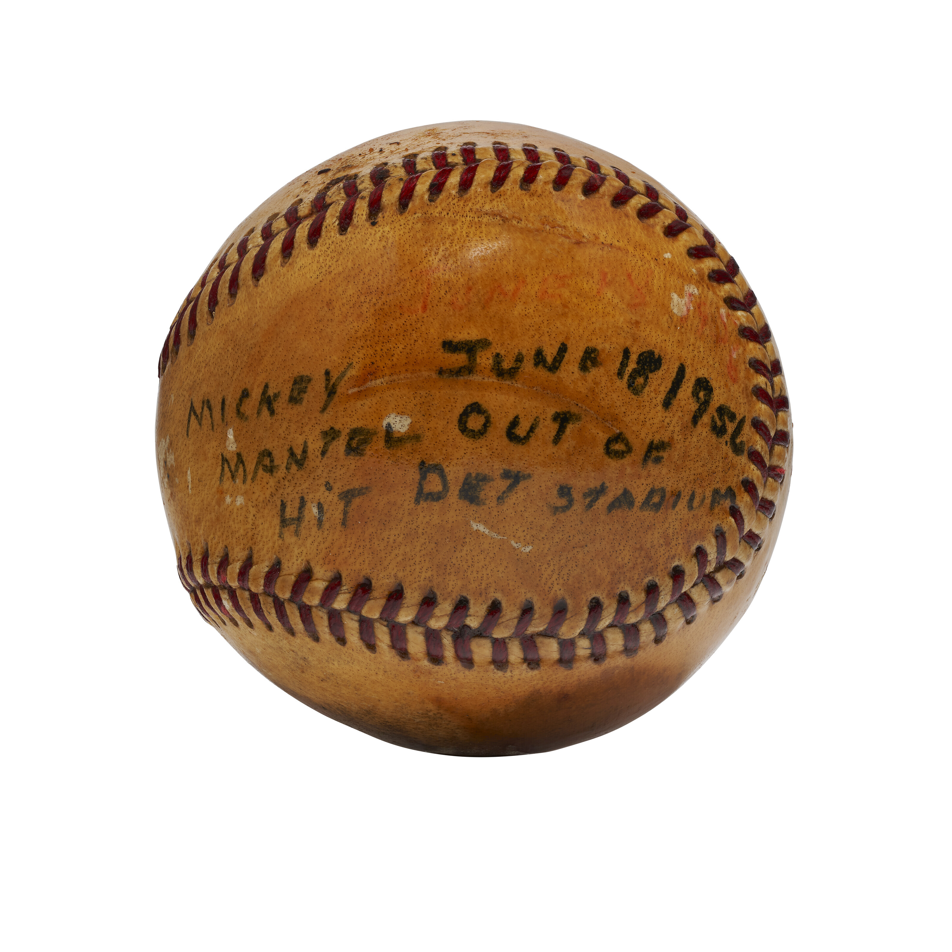 mickey mouse autographed baseball