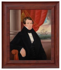 ISAAC SHEFFIELD (1807-1845), A PAIR OF PORTRAITS OF CAPTIAN JOHN ...