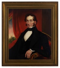 JOSEPH WHITING STOCK (1815-1855), A PAIR OF PORTRAITS OF JOSEPH WATERS ...