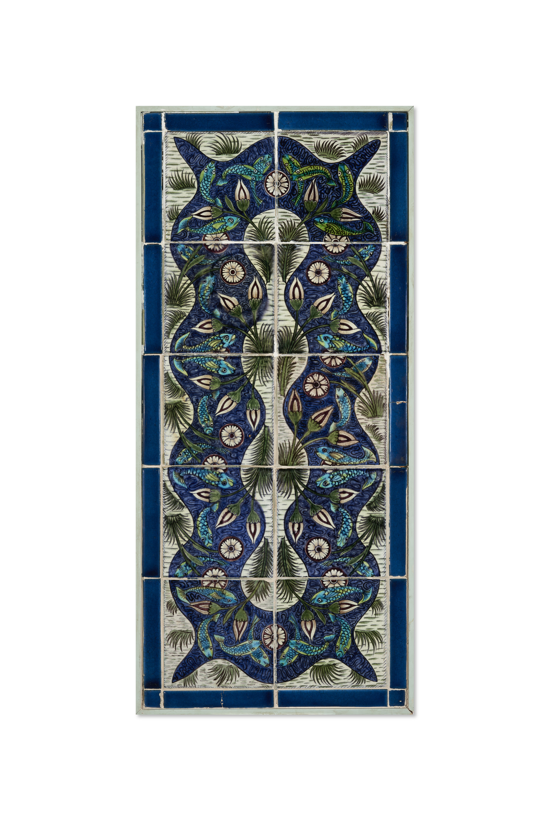 WILLIAM DE MORGAN (1839-1917), An 'Iznik' tile panel, late 19th/early ...