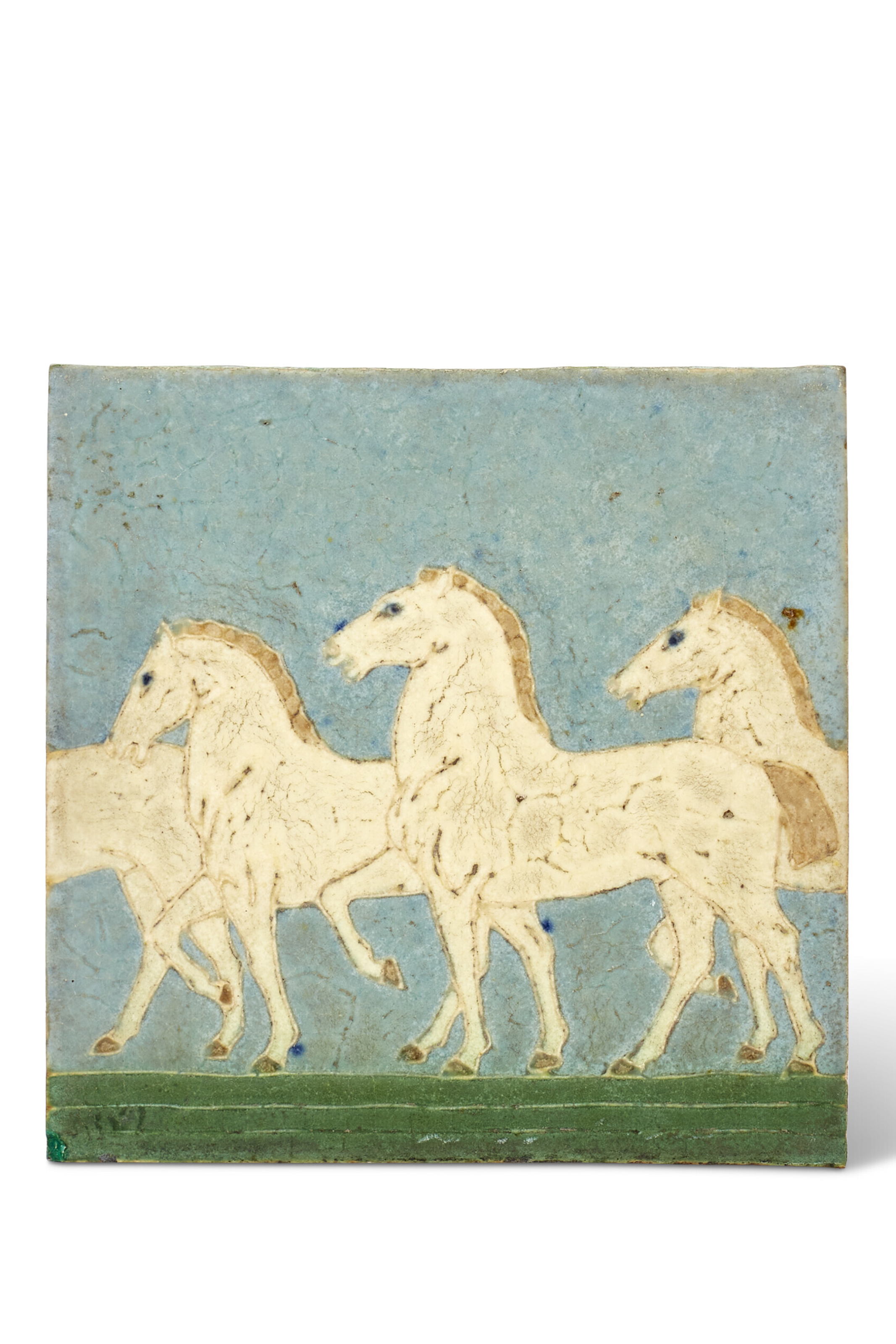 ADDISON LEBOUTILLIER (1872-1951) FOR GRUEBY FAIENCE COMPANY, A tile ...