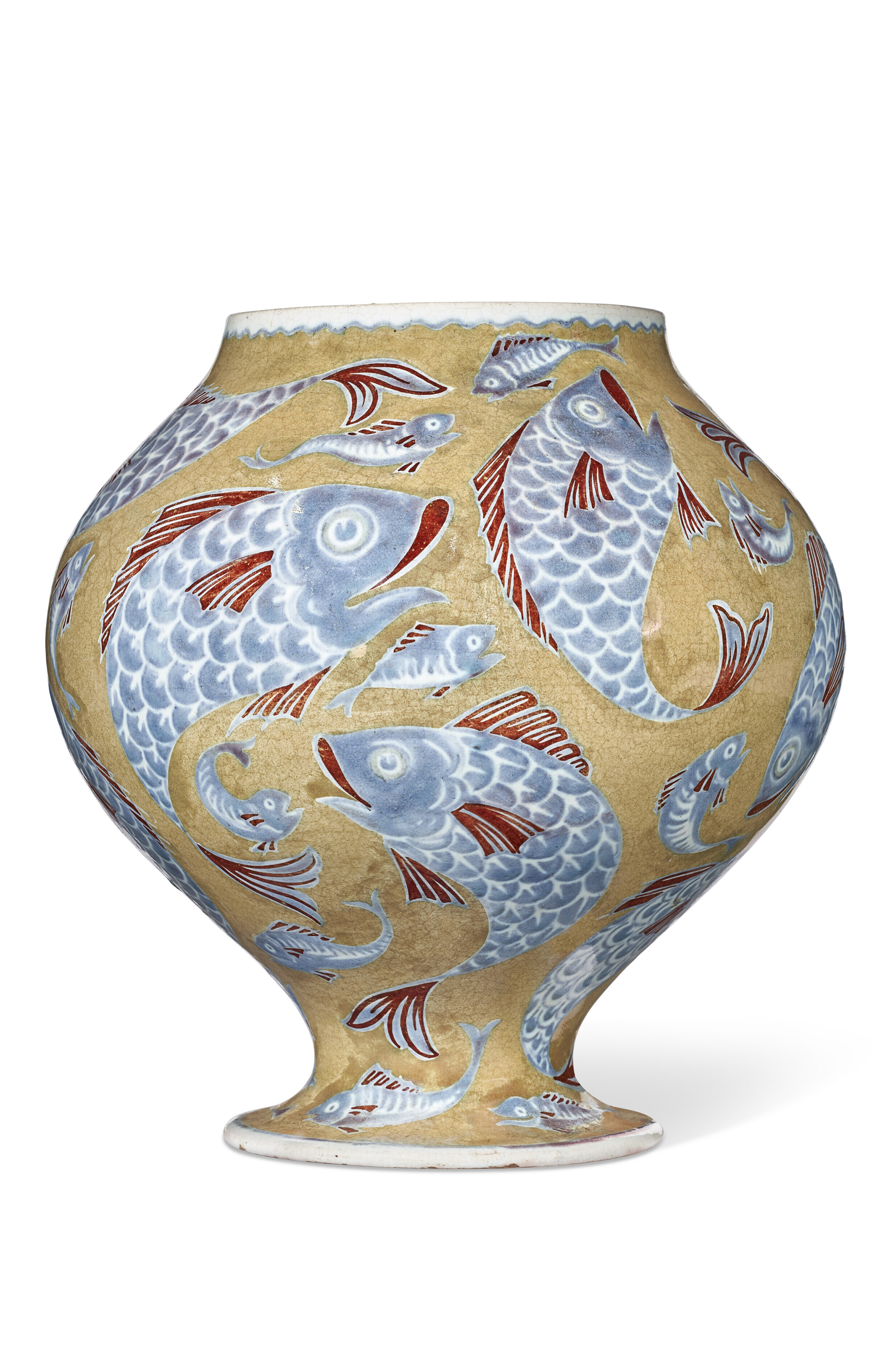 WILLIAM DE MORGAN (1839-1917) AND HALSEY RICARDO (1854-1928), A vase ...