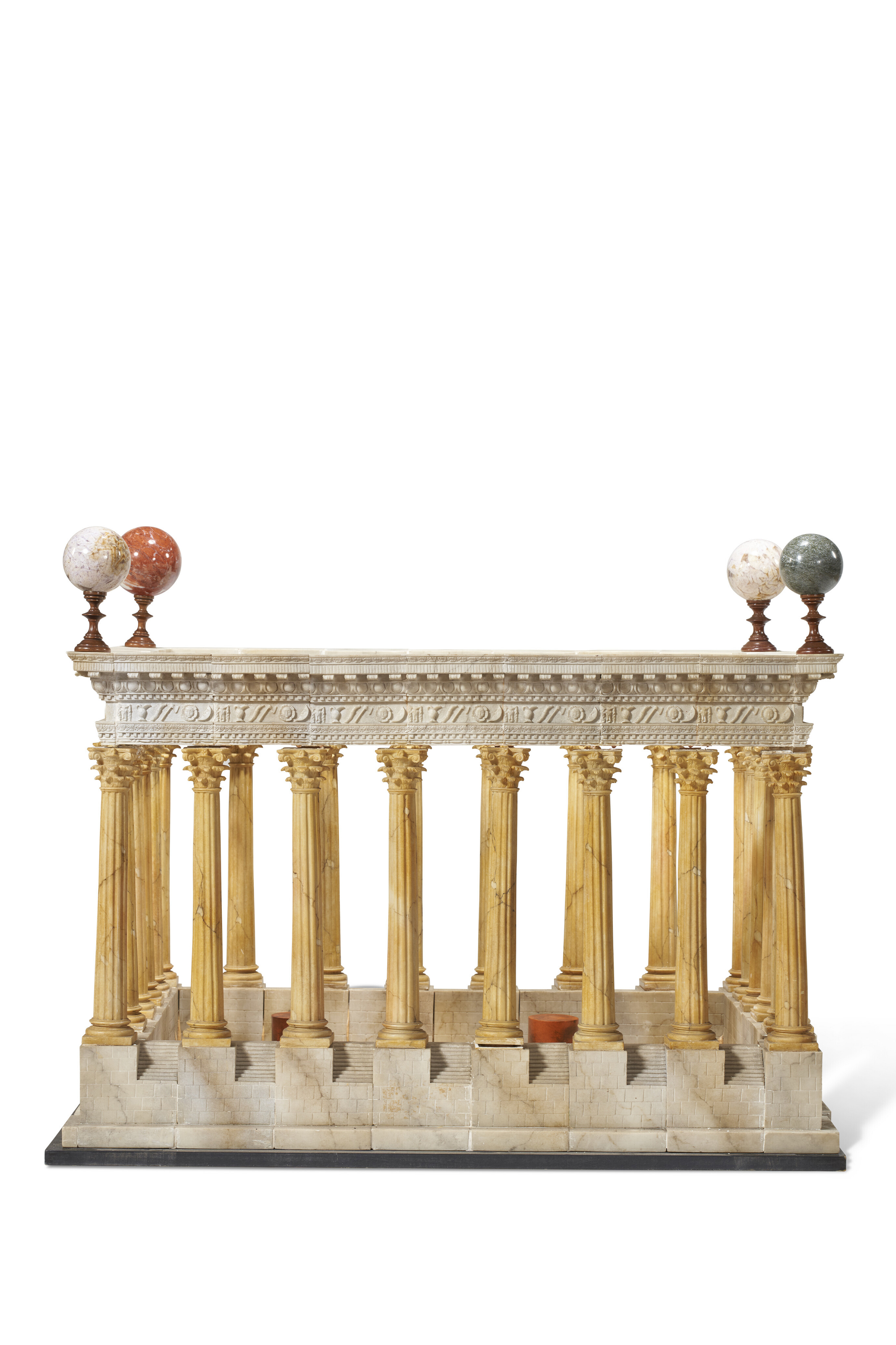 AN ITALIAN MARBLE MODEL OF A TEMPLE, 20TH CENTURY | Christie’s