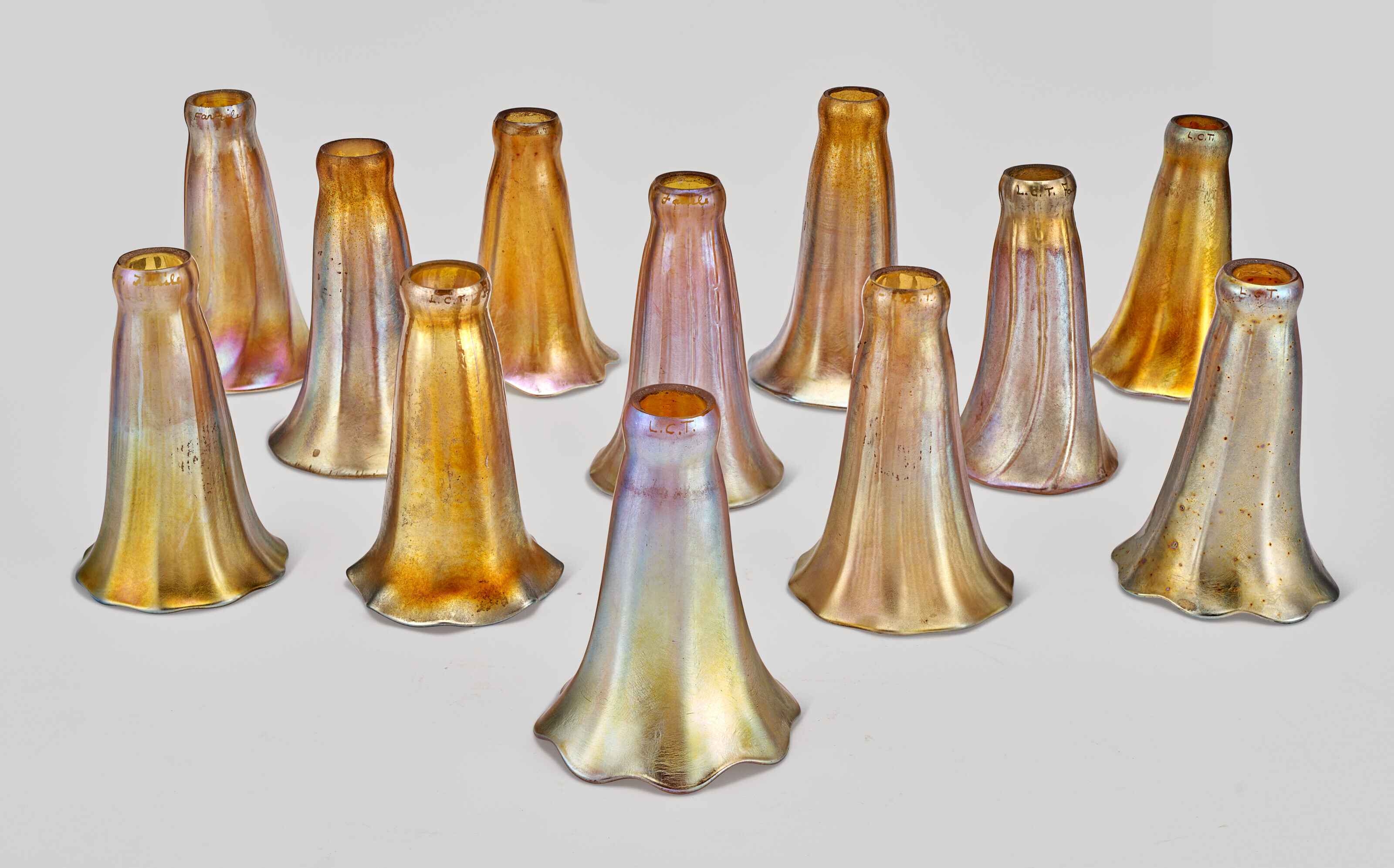 TIFFANY STUDIOS, Set of Twelve 'Lily' Shades, circa 1905 | Christie’s