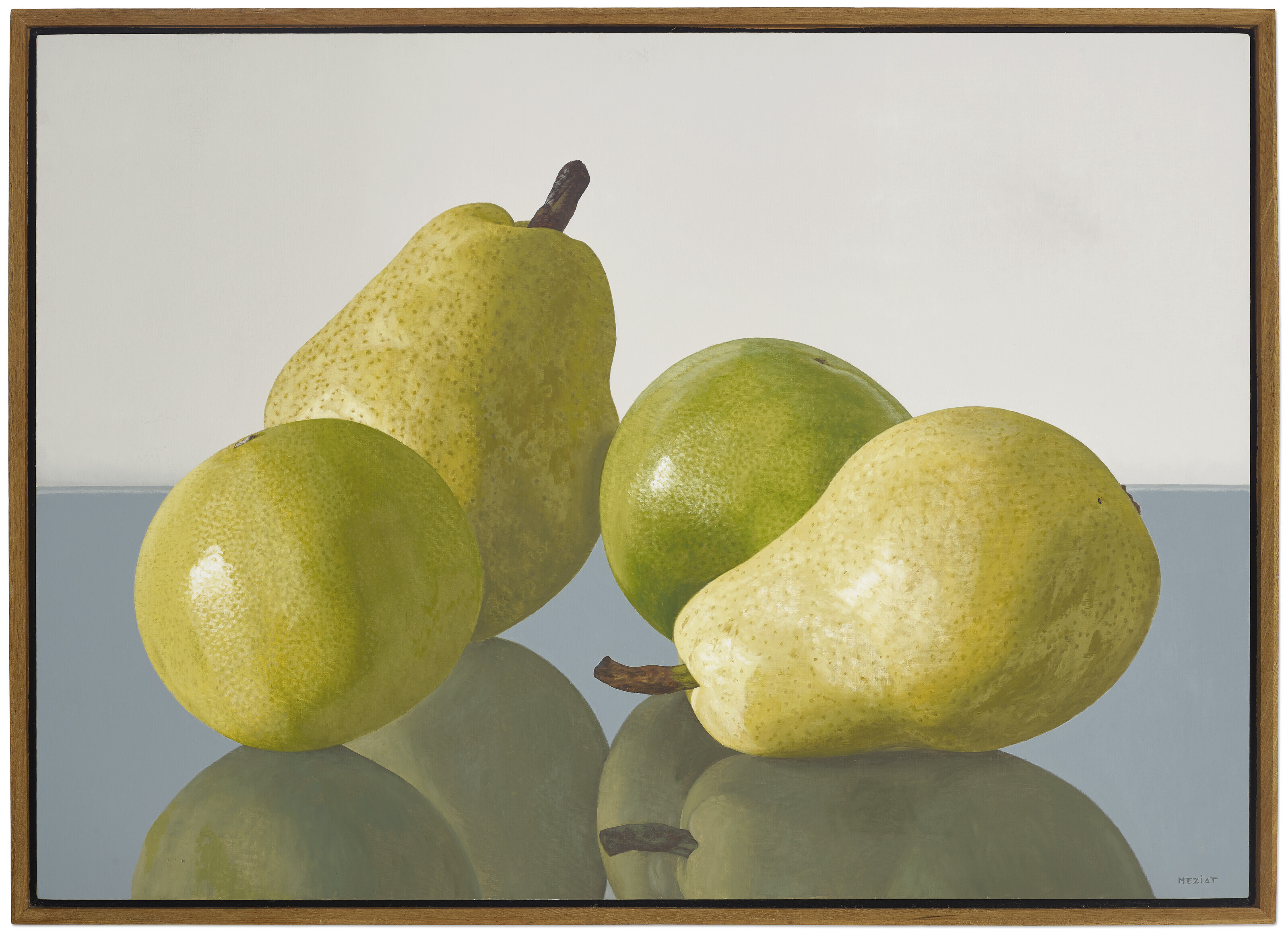 RENATO MEZIAT (b. 1952), Two Pears and Two Sweet Limes | Christie’s