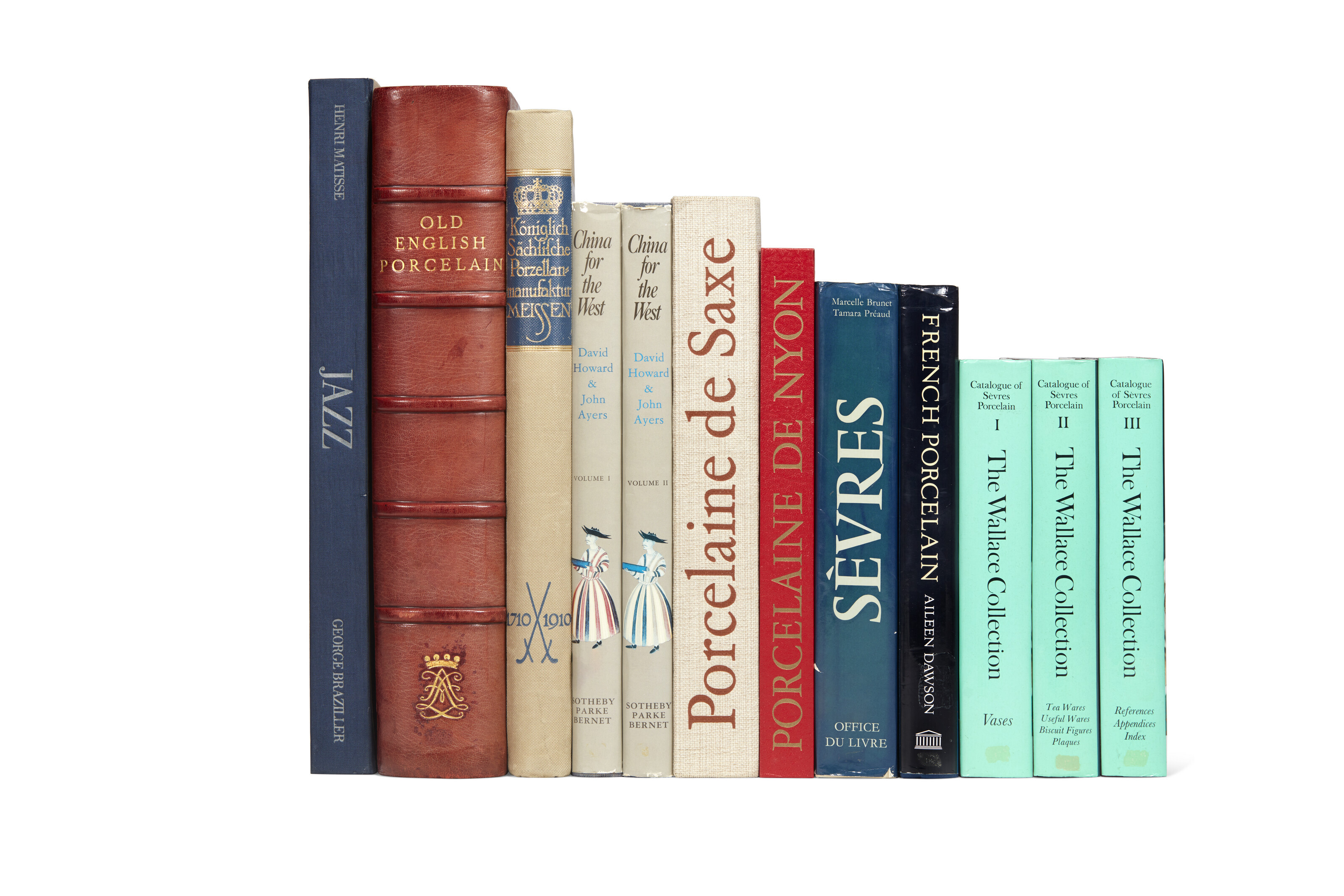 A GROUP OF EIGHT BOOKS RELATING TO FRENCH, ENGLISH, AND CONTINENTAL ...