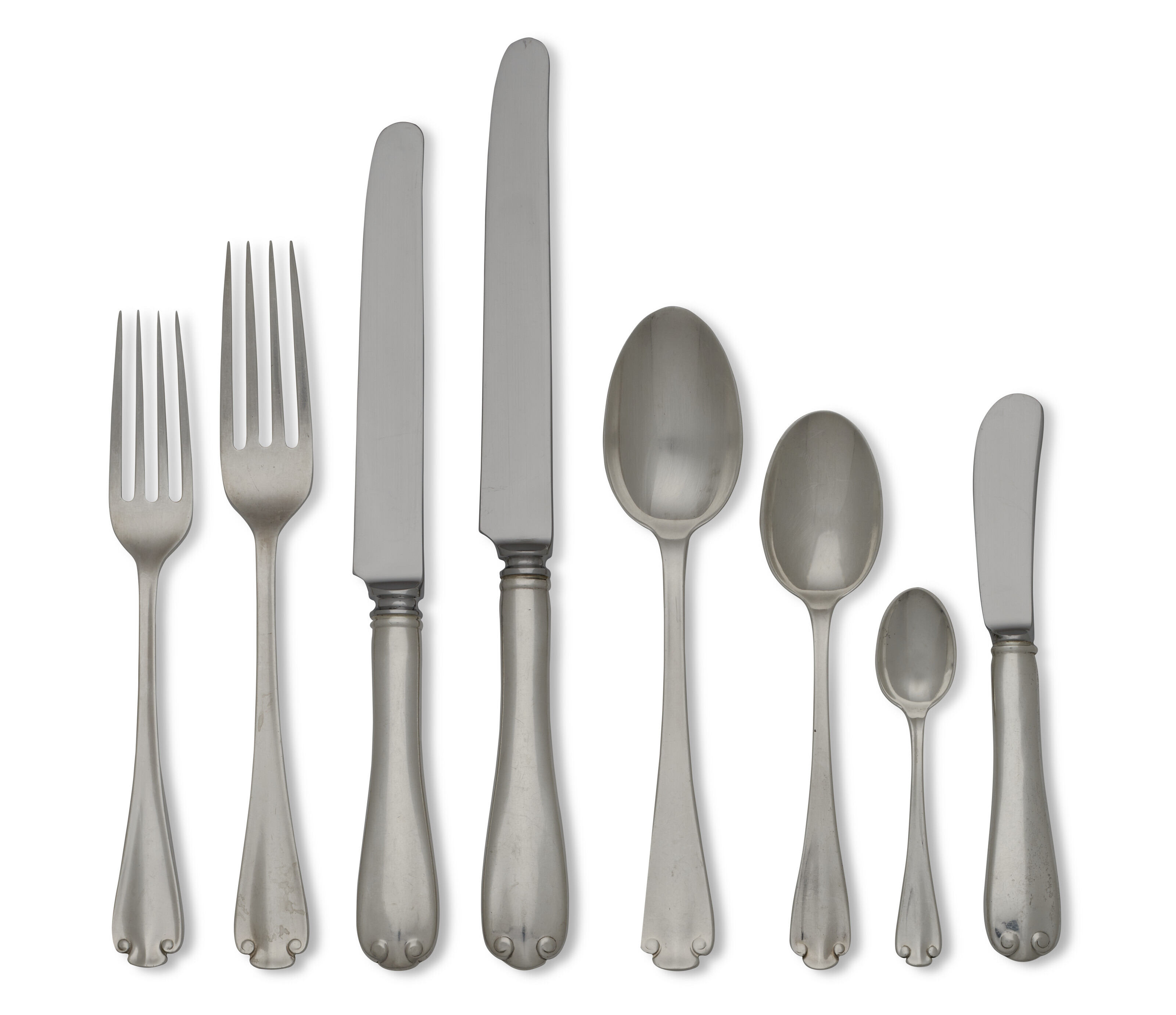 AN AMERICAN SILVER FLATWARE SERVICE, MARK OF TIFFANY & CO., NEW YORK ...