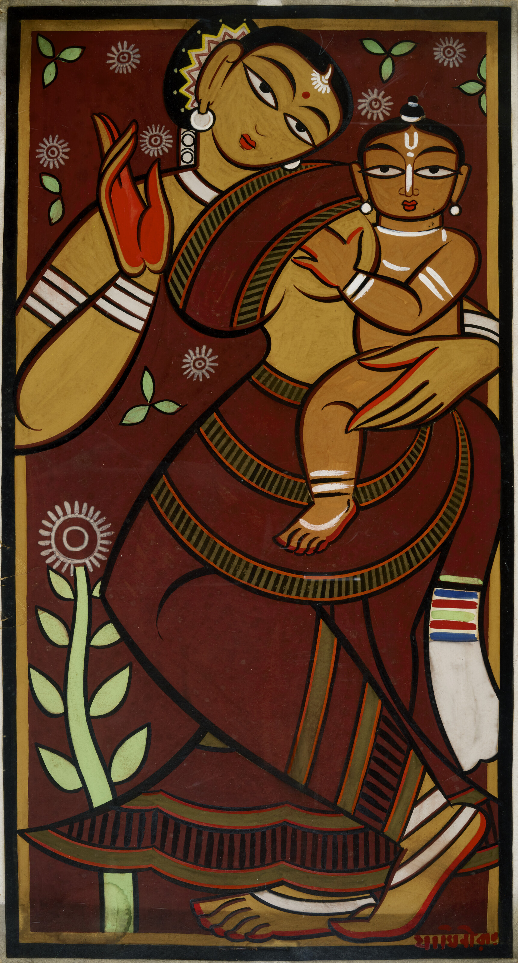 JAMINI ROY (1887-1972), Untitled (Mother and Child) | Christie’s