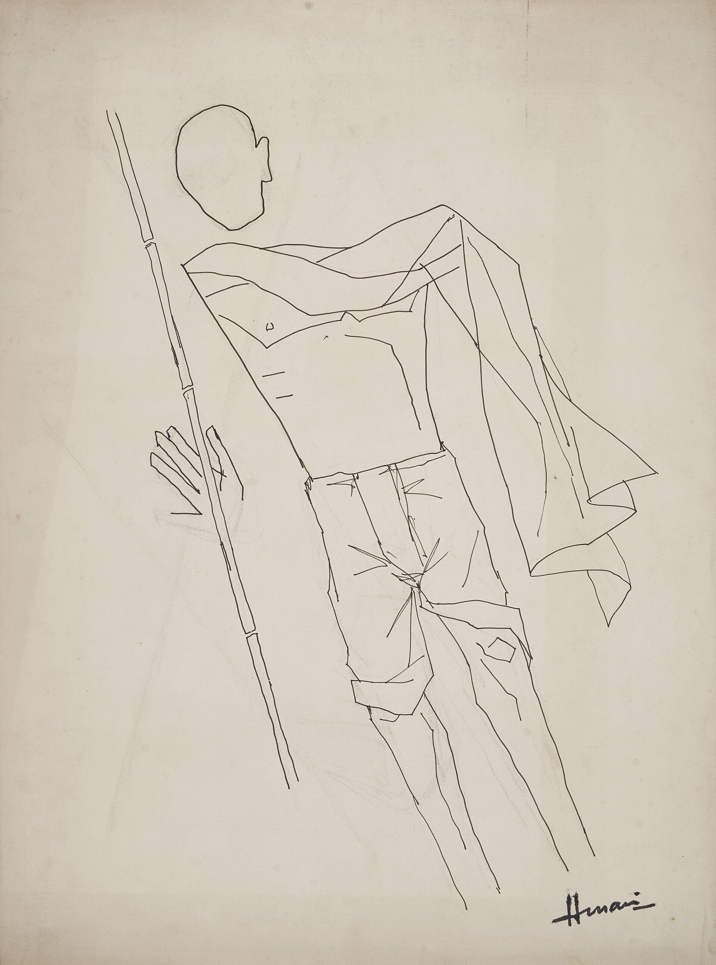 MAQBOOL FIDA HUSAIN (1913-2011), Untitled (Gandhi) | Christie’s
