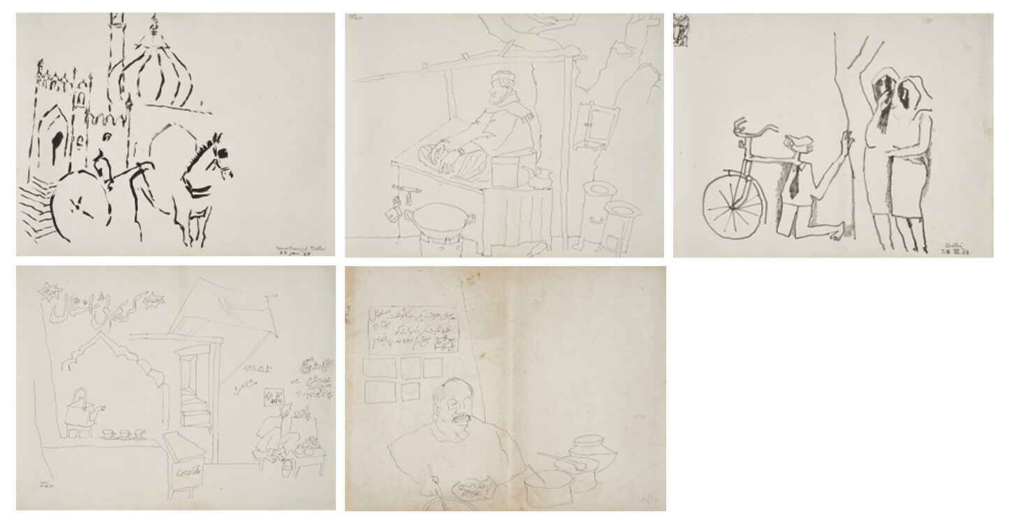 MAQBOOL FIDA HUSAIN (1913-2011), Untitled (Jama Masjid Series) | Christie’s