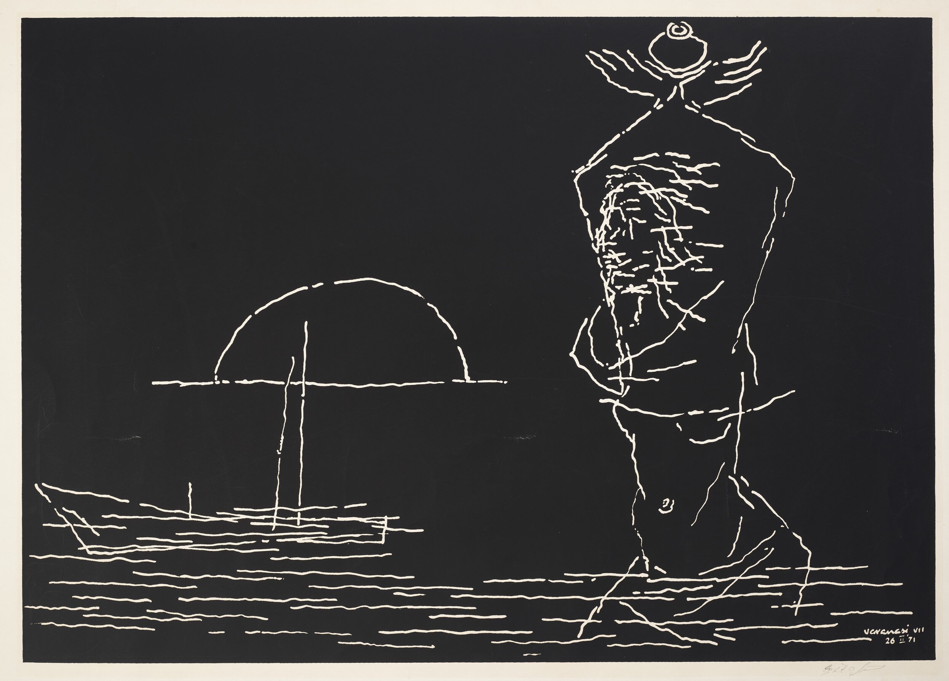 MAQBOOL FIDA HUSAIN (1913-2011), Varanasi VII | Christie’s