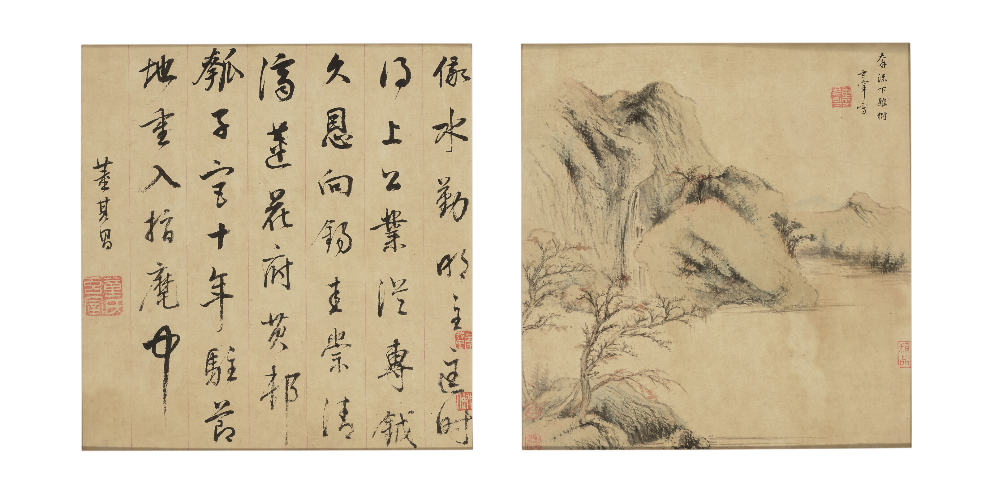 WITH SIGNATURE OF DONG QICHANG (19-20TH CENTURY), Landscape and ...