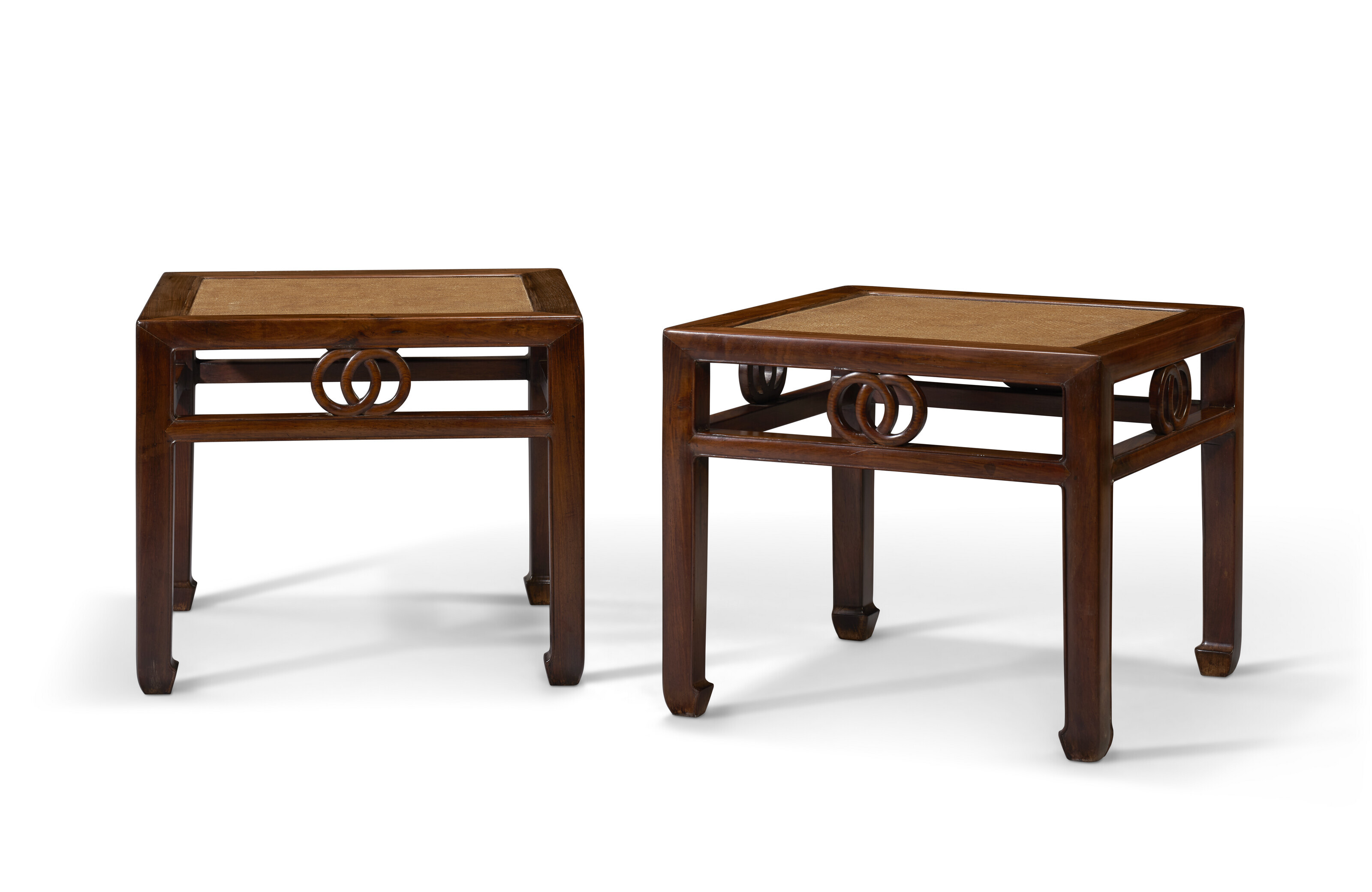 A PAIR OF HARDWOOD SQUARE STOOLS, CHINA, 18TH-19TH CENTURY | Christie’s