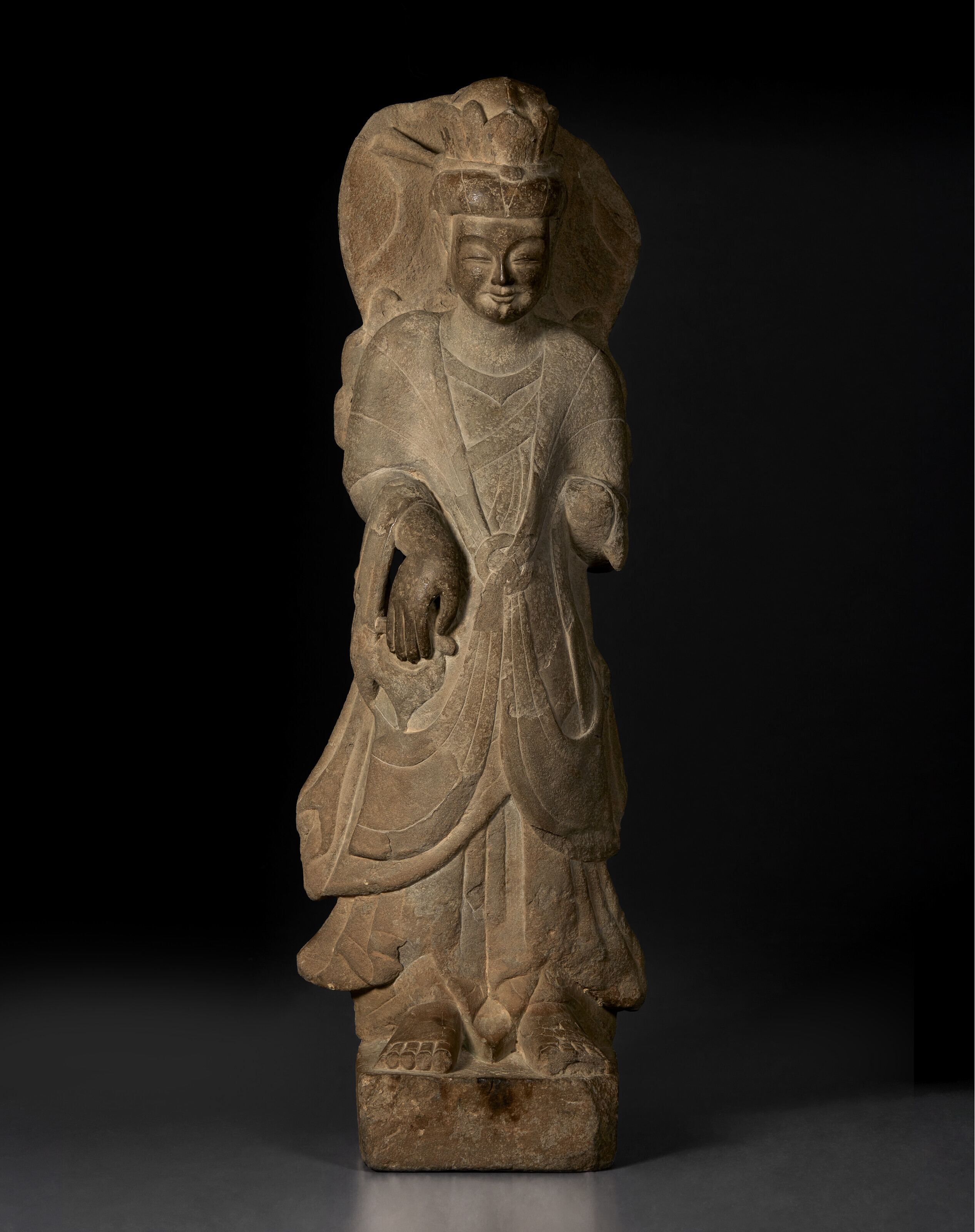A RARE BRONZE TWO-PART RABBIT-FORM CONTAINER, TANG-LIAO DYNASTY (AD 618 ...