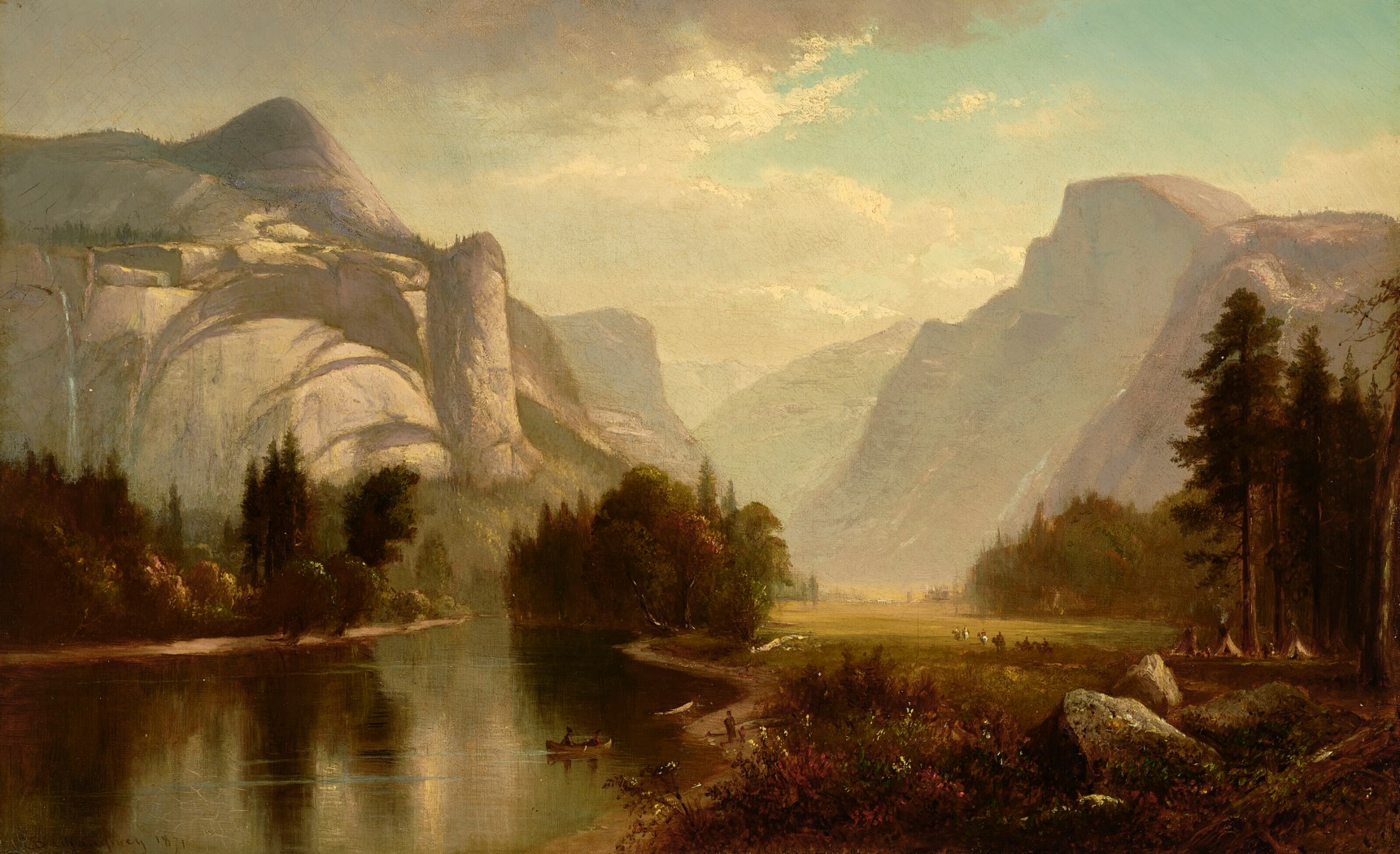 BENJAMIN CHAMPNEY (1817-1907), Grandeurs of the Yosemite Valley ...