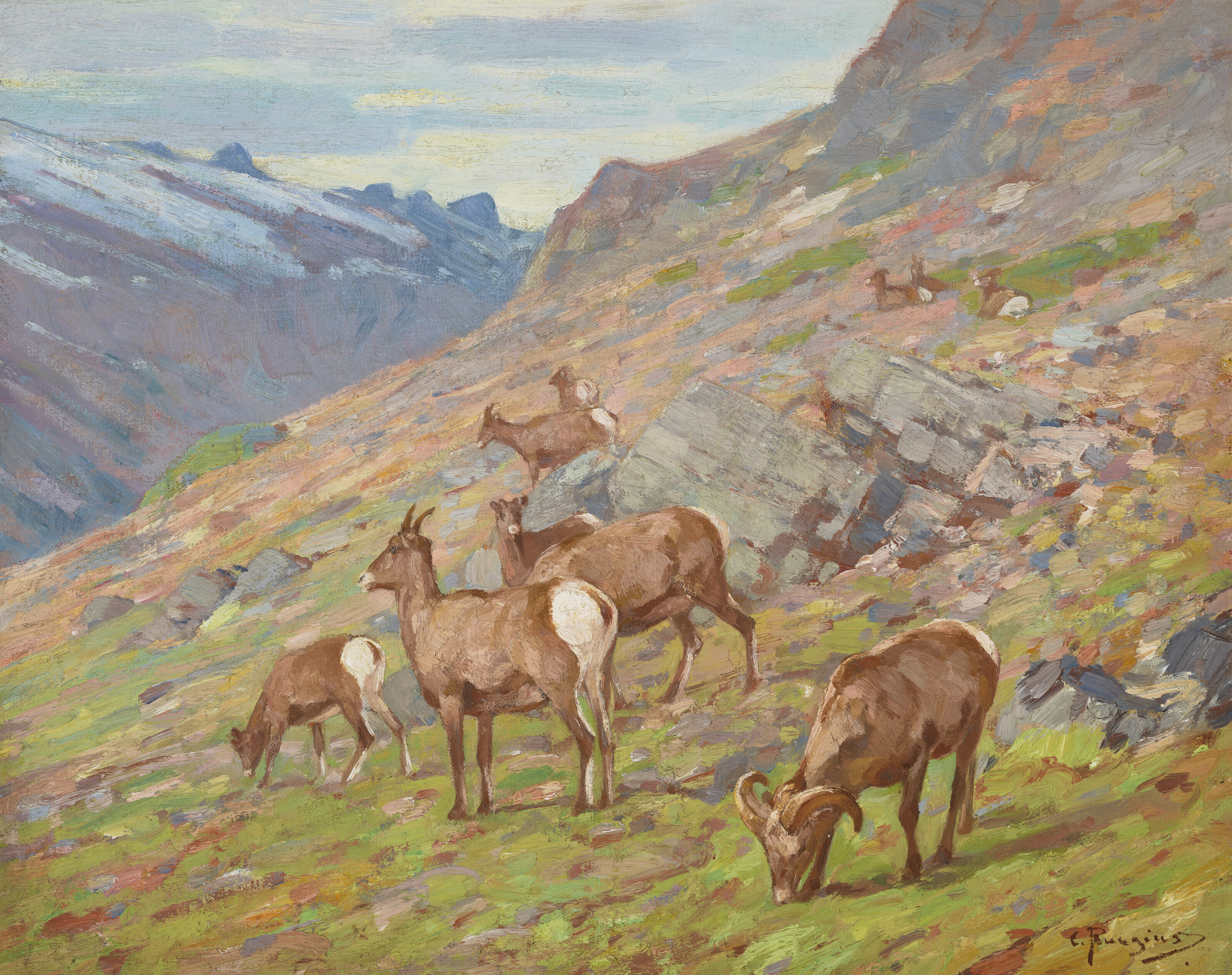 BENJAMIN CHAMPNEY (1817-1907), Grandeurs of the Yosemite Valley ...