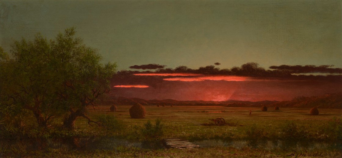 MARTIN JOHNSON HEADE (1819-1904), Jersey Meadows at Sunset | Christie's