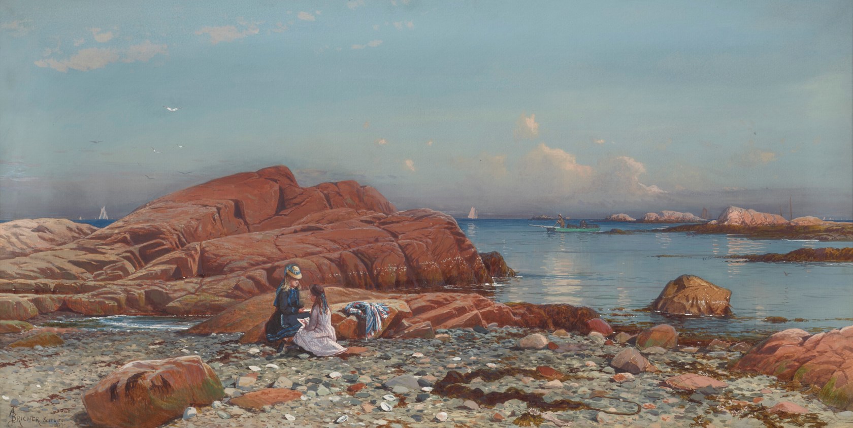 ALFRED THOMPSON BRICHER (1837-1908), Seascape, Scituate | Christie's