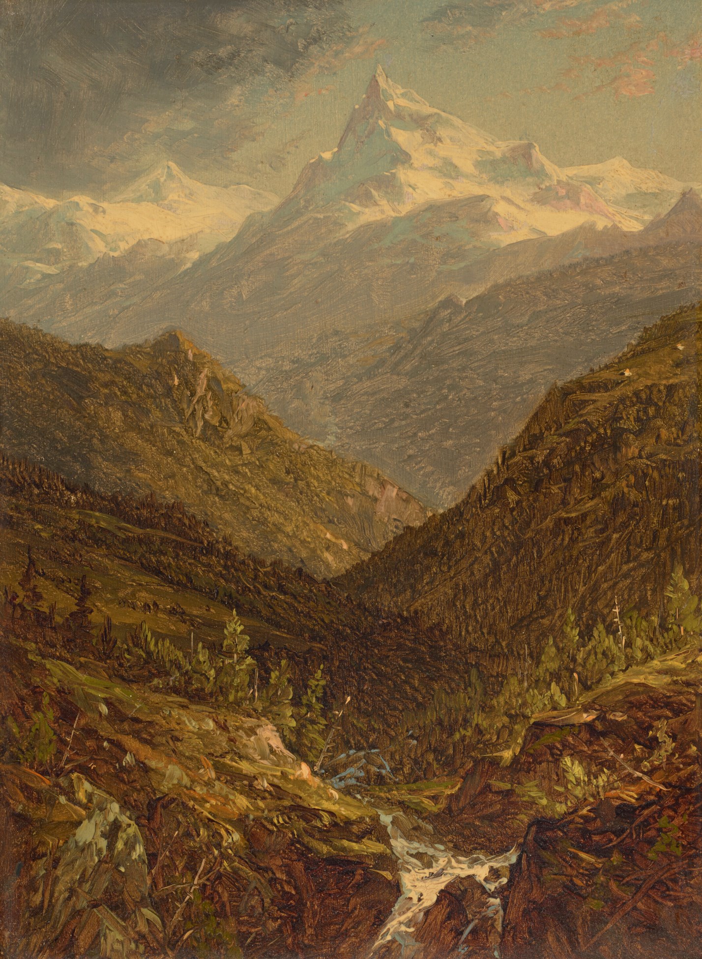 SANFORD ROBINSON GIFFORD (1823-1880), Swiss Alps | Christie's