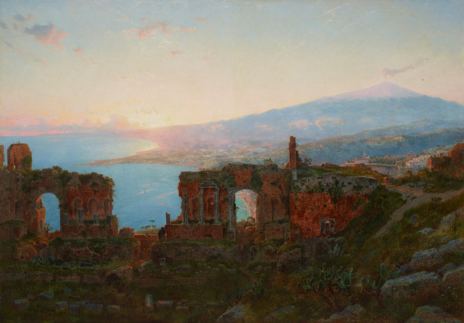 WILLIAM STANLEY HASELTINE (1835-1900), Mt. Etna from Taormina | Christie's