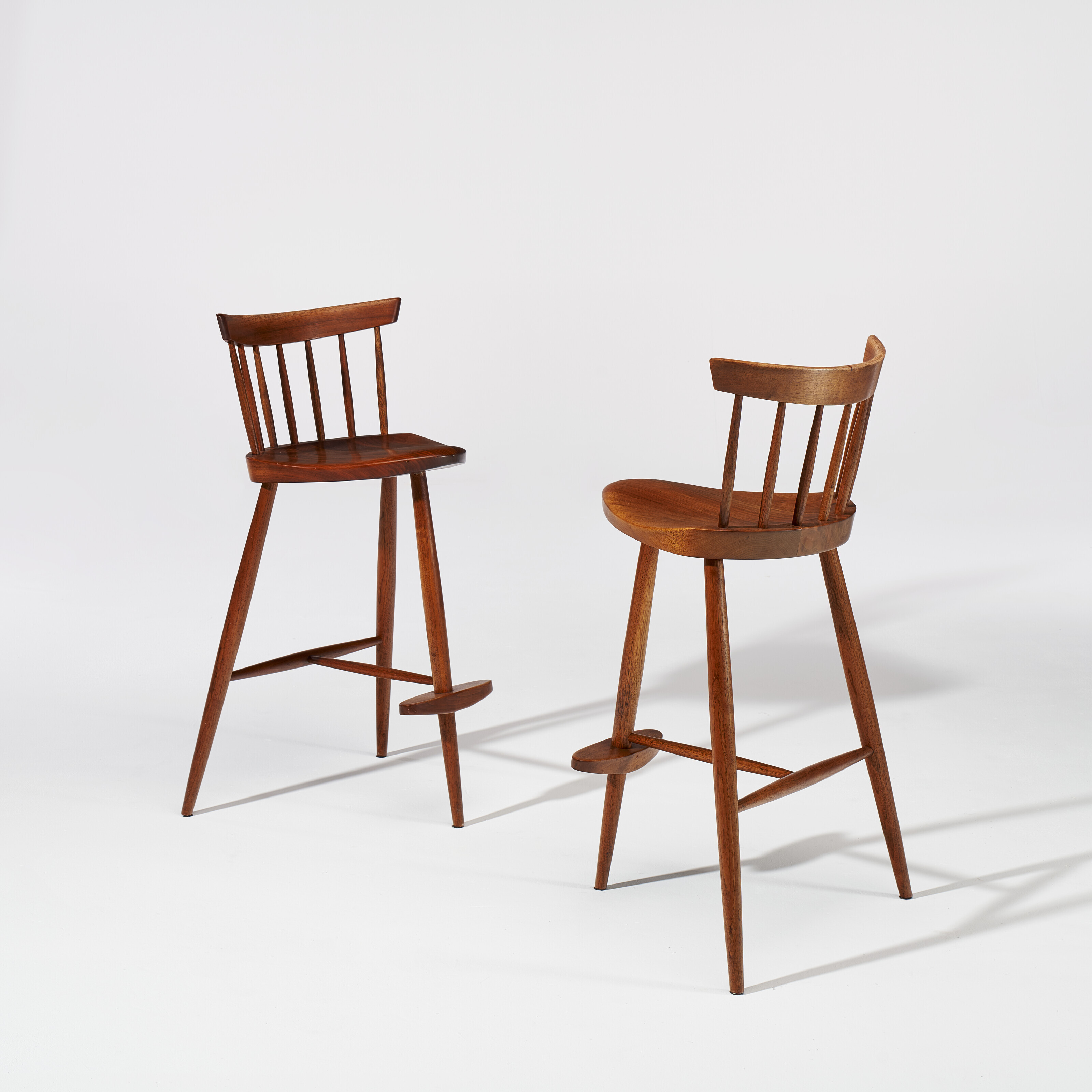 GEORGE NAKASHIMA (1905-1990), Pair of 'Mira' High Chairs, 1969 | Christie’s