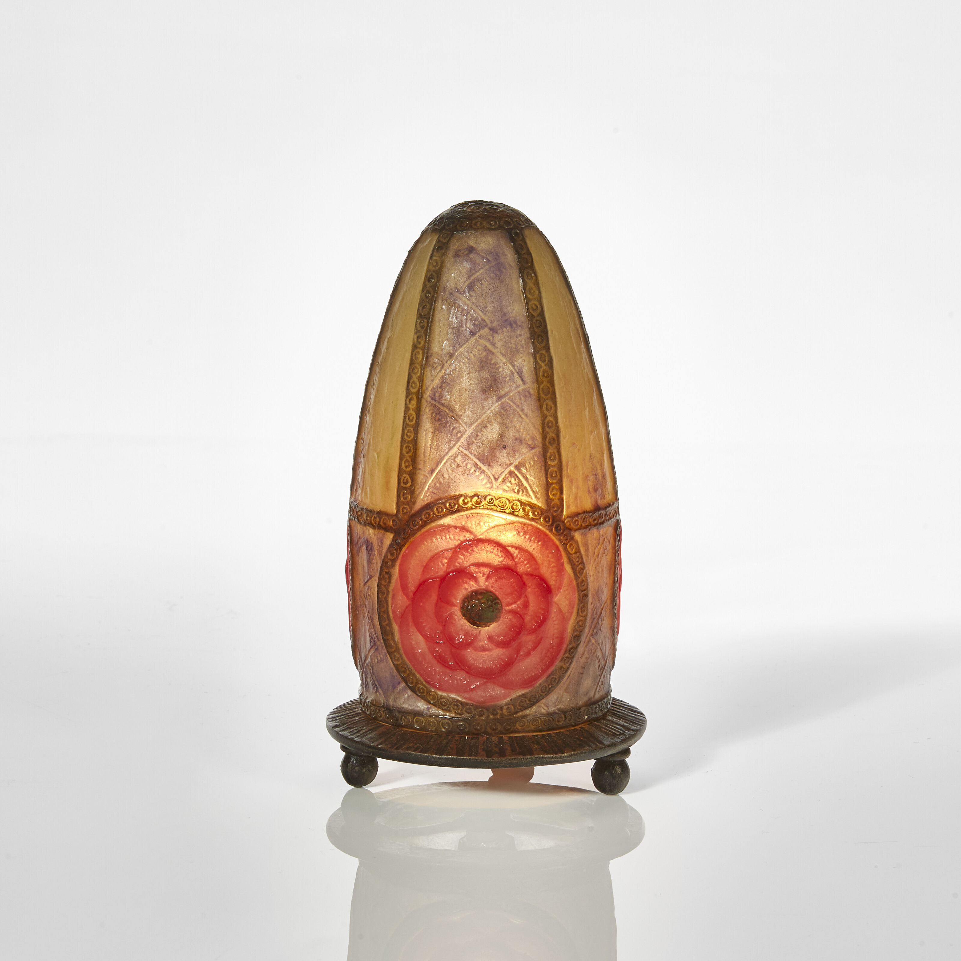 GABRIEL ARGY-ROUSSEAU (1885-1953), 'Rosace' Veilleuse, designed circa ...