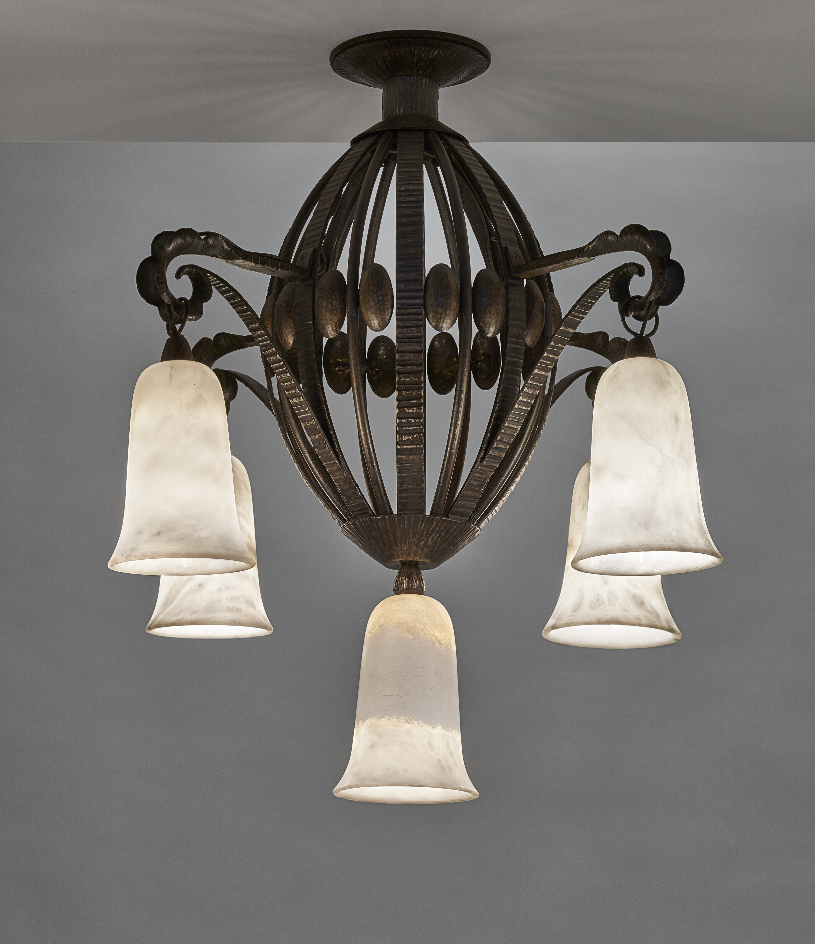 EDGAR BRANDT (1880-1960), Chandelier, circa 1925 | Christie’s