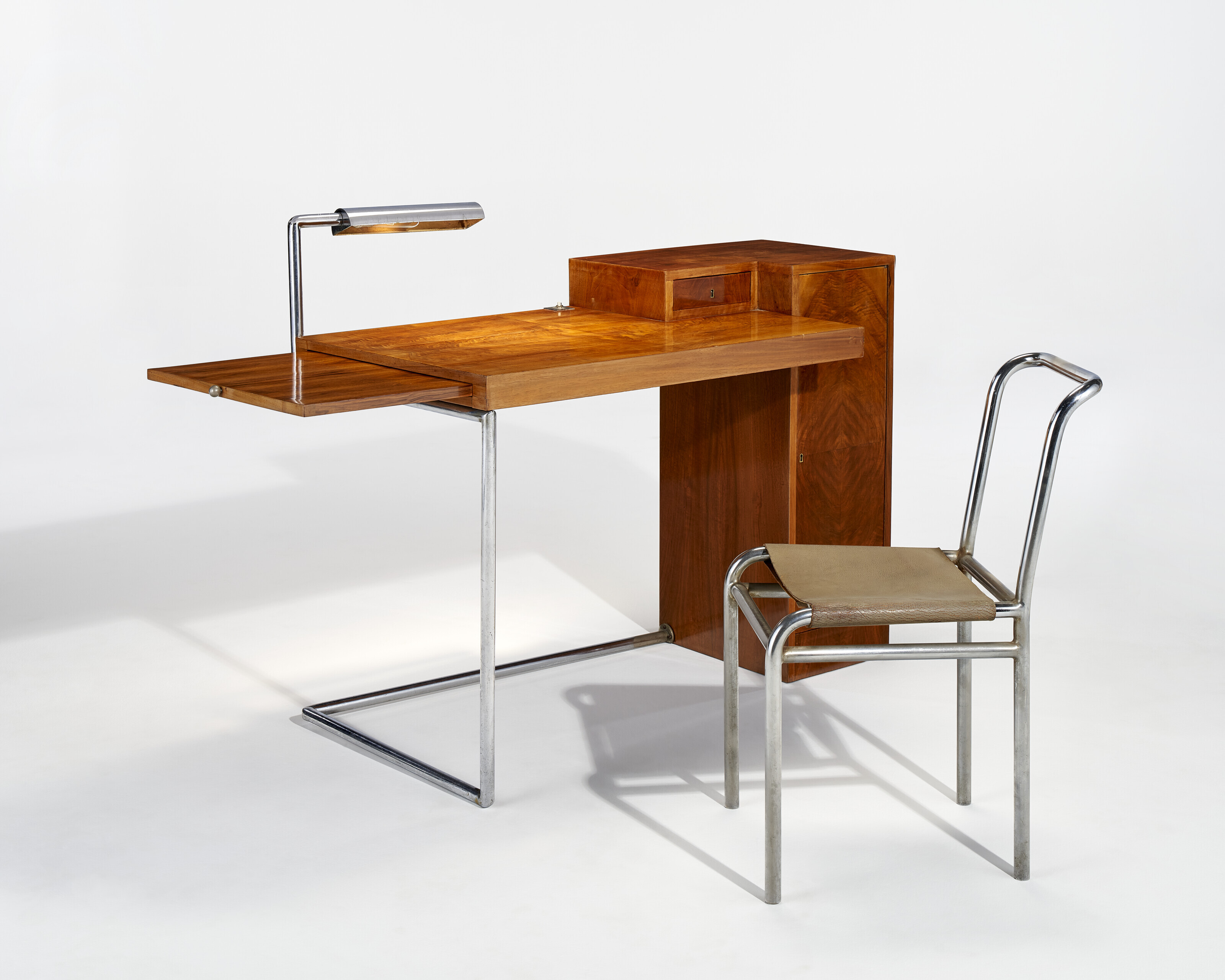GEORGES CHAMPION (1889-1940), Illuminating Desk and Chair, circa 1930 ...