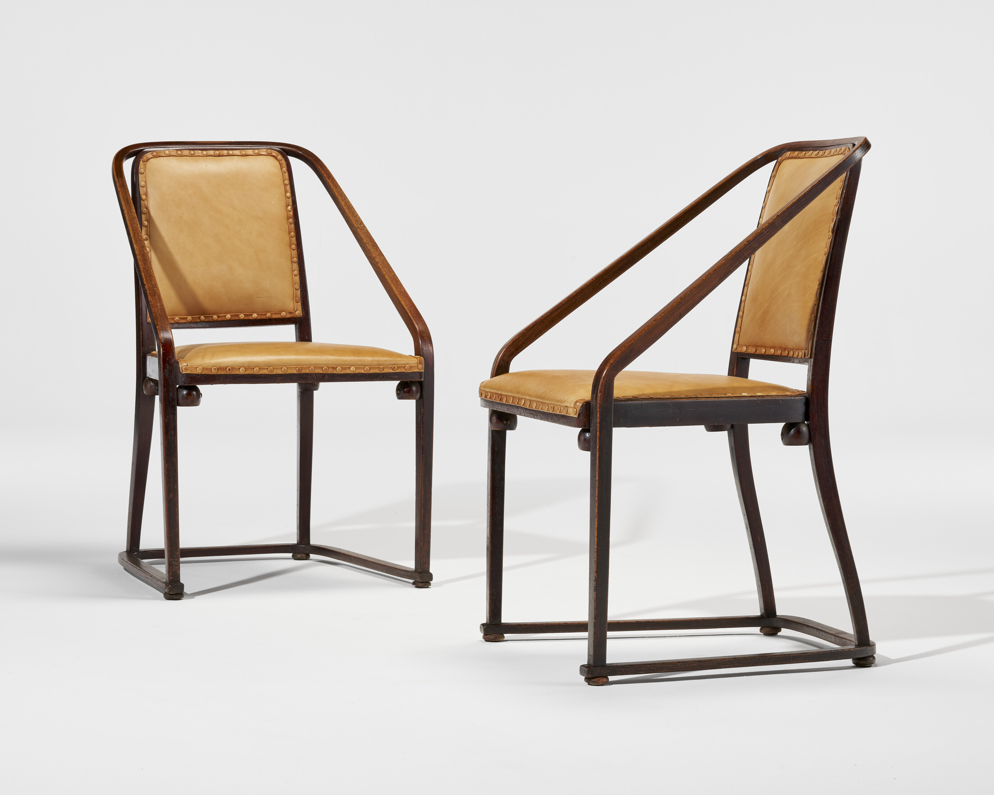 JOSEF HOFFMANN (1870-1956), Pair of Chairs, Model No. 725 B/F, circa ...
