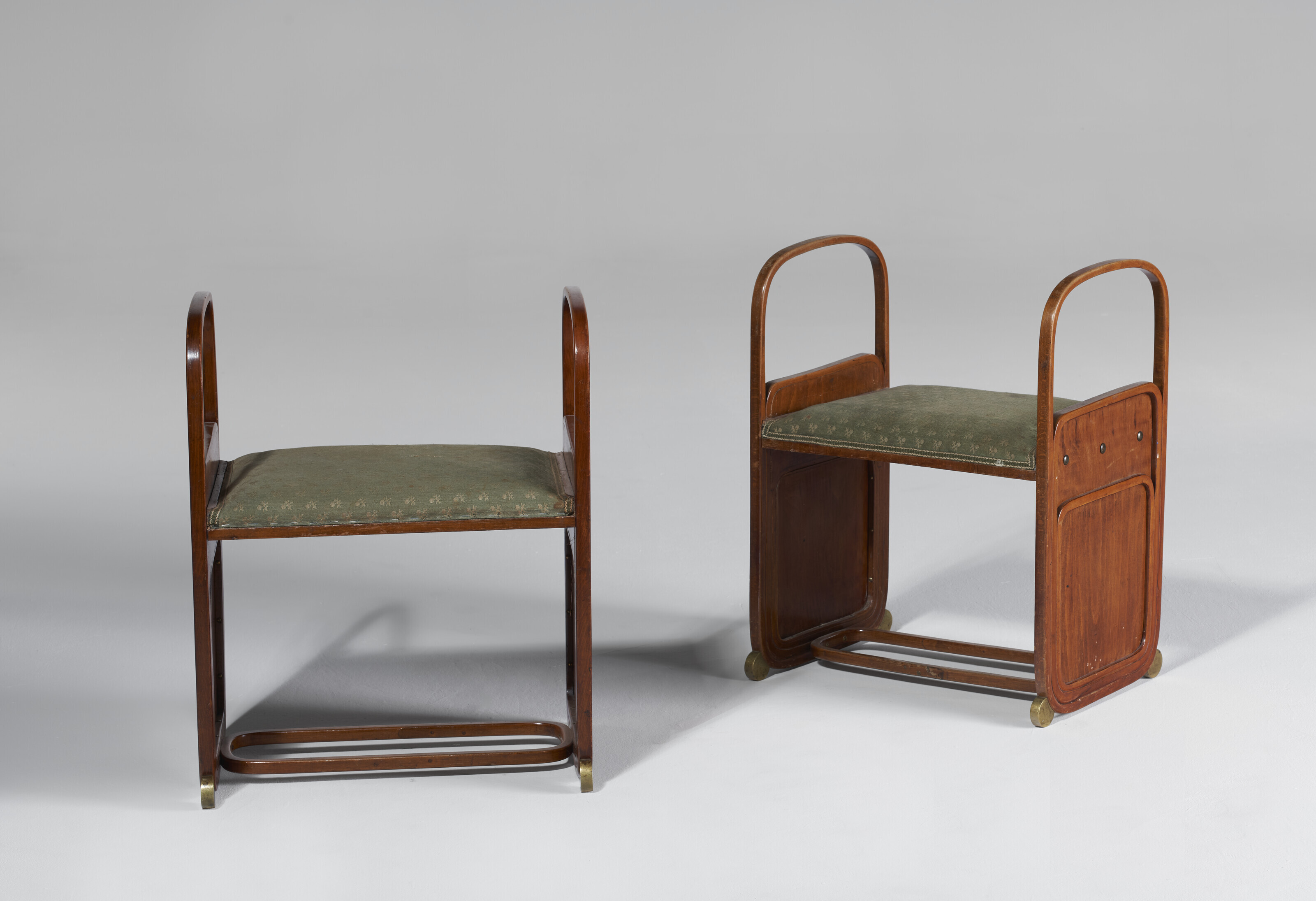 KOLOMAN MOSER (1868-1918), Pair of Stools, Model No. 413, designed ...