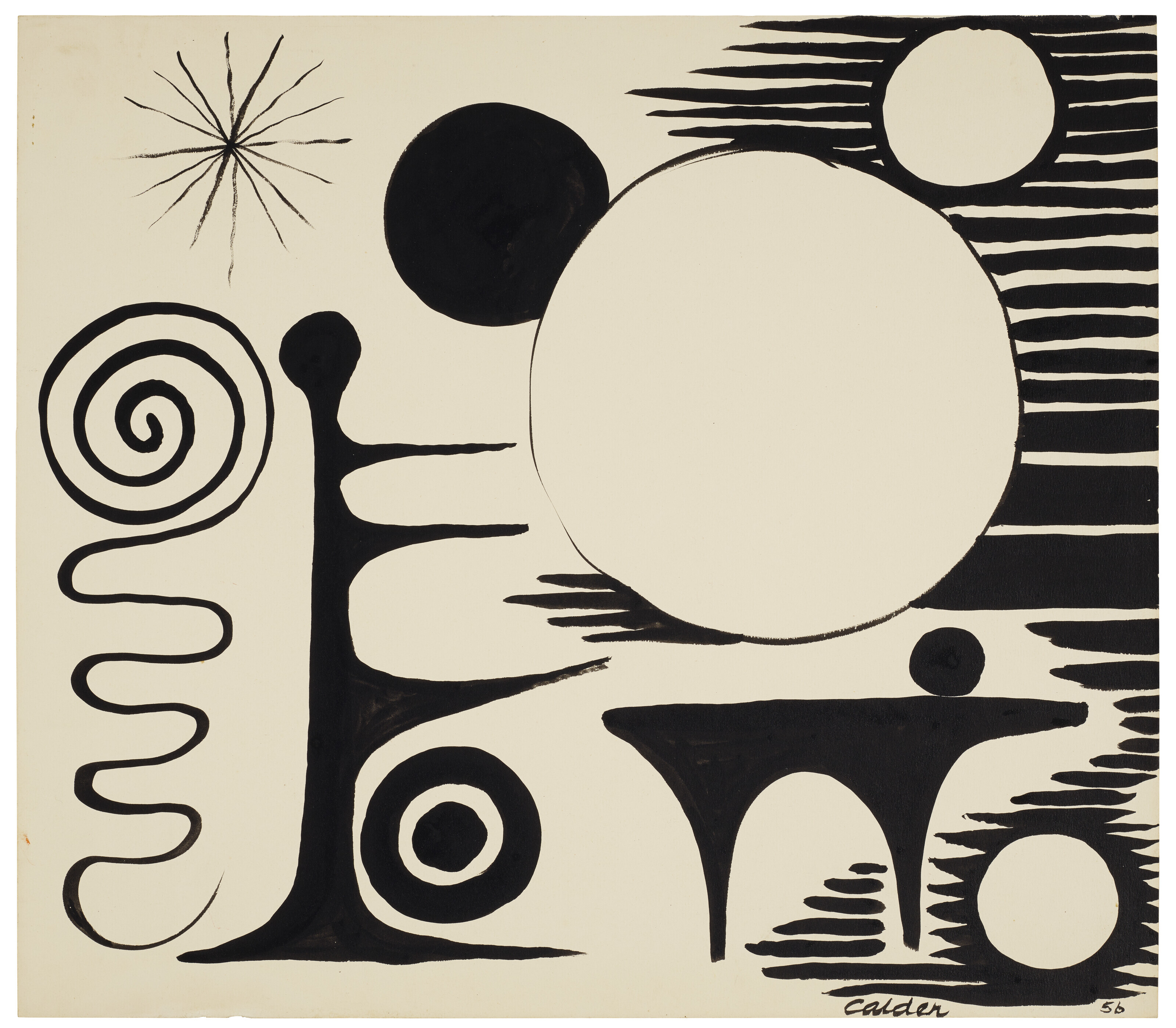 ALEXANDER CALDER (1898-1976), Black Anvil | Christie’s
