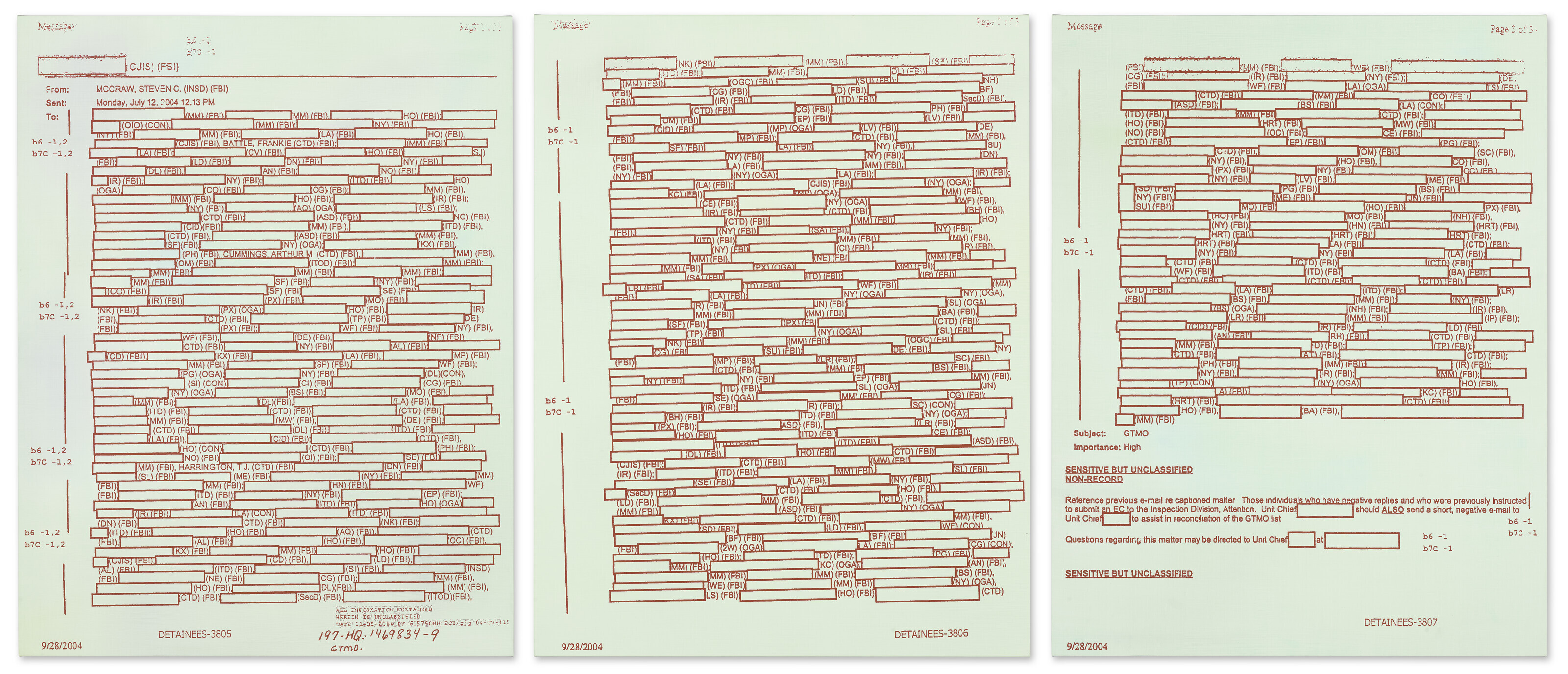JENNY HOLZER (B. 1950), (FBI) Blue | Christie’s