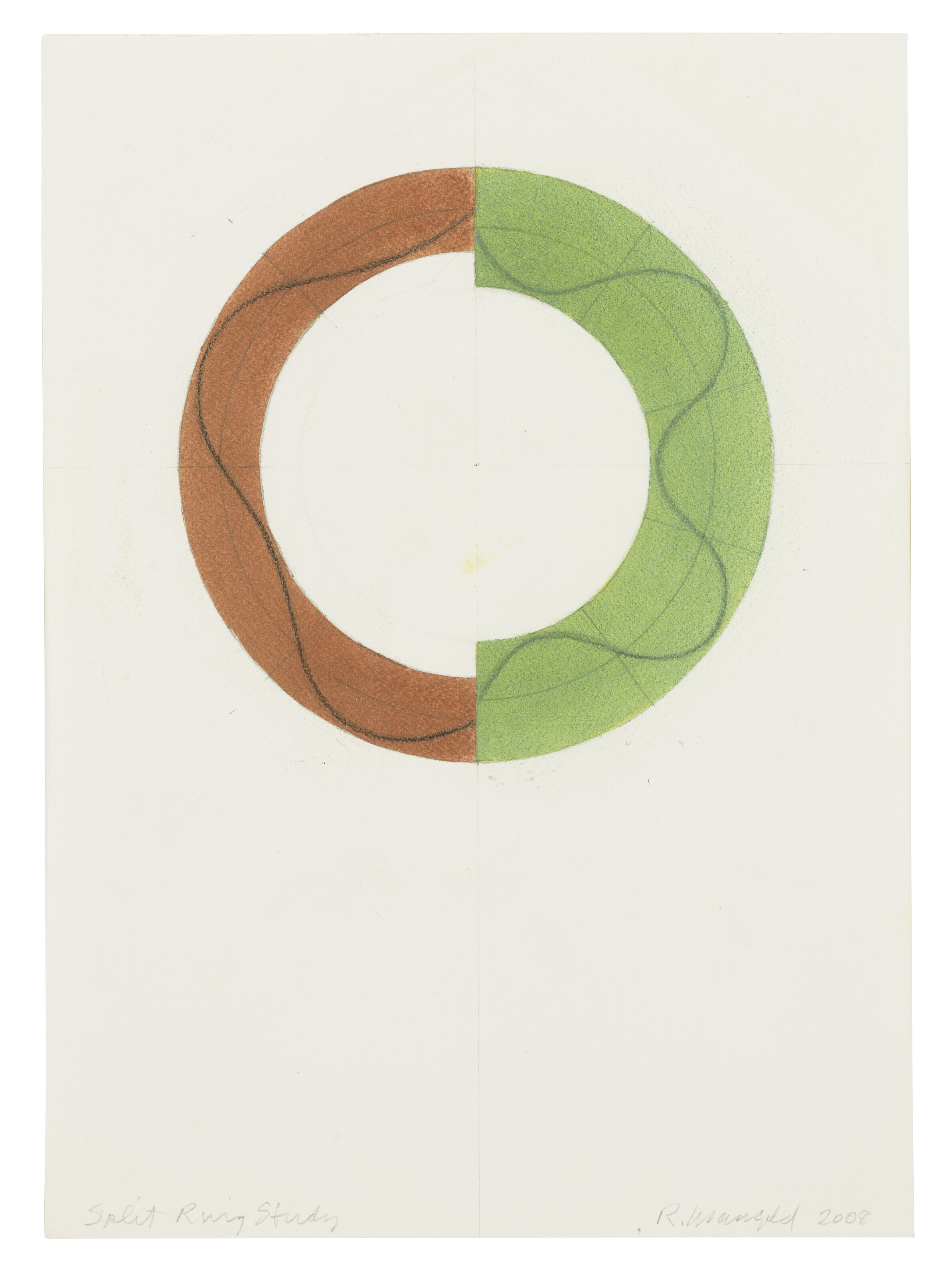 ROBERT MANGOLD (B. 1937), Split Ring Study | Christie’s