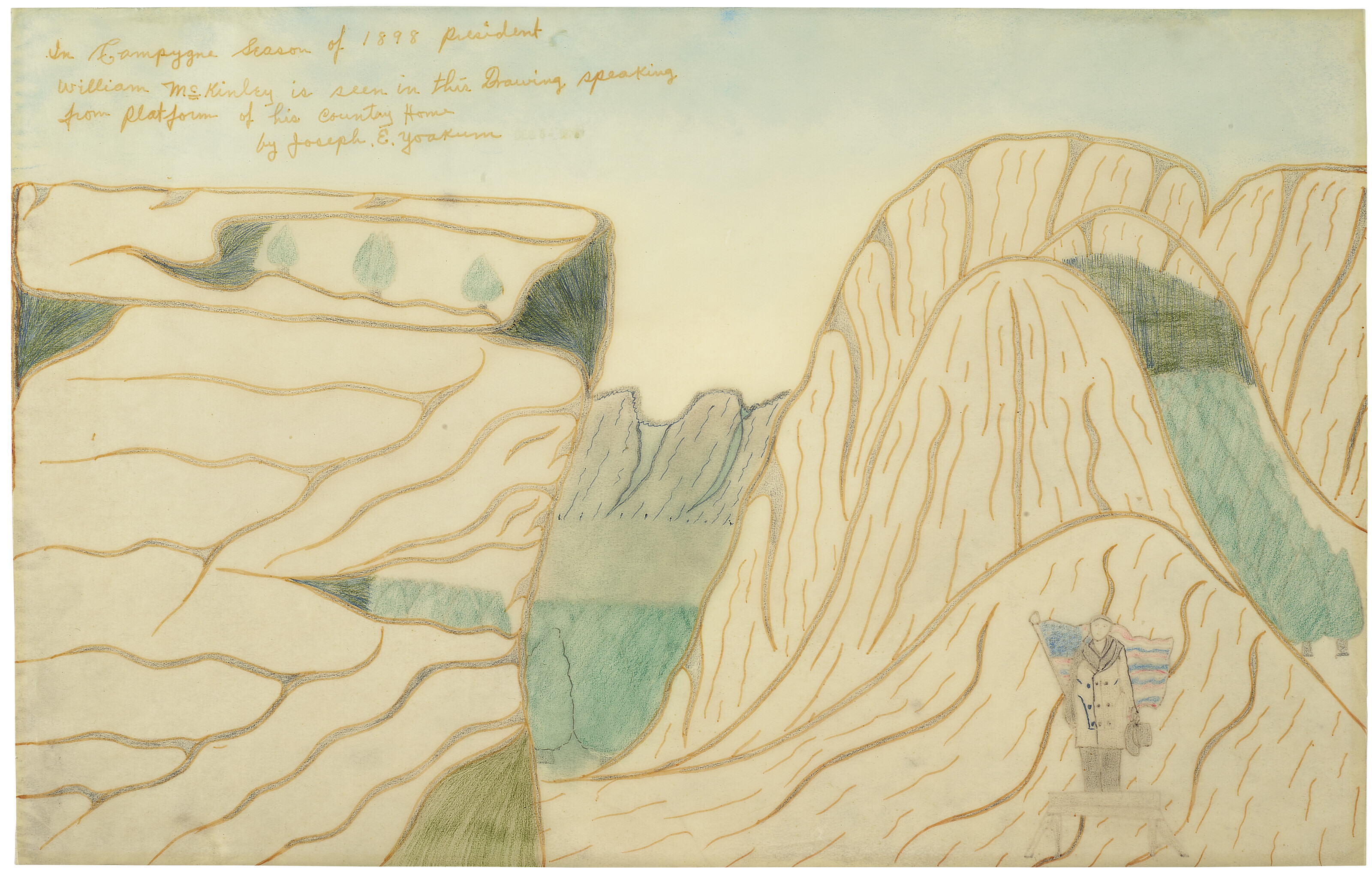 JOSEPH YOAKUM (1889-1972), In Campygne Season of 1898 President William ...