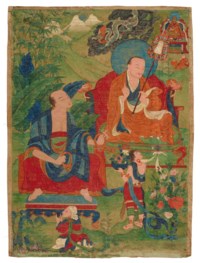 A PAINTING OF TWO ARHATS
