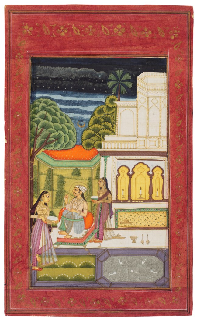 AN ILLUSTRATION FROM A RAGAMALA SERIES: MALKOS RAGA, INDIA, DECCAN ...