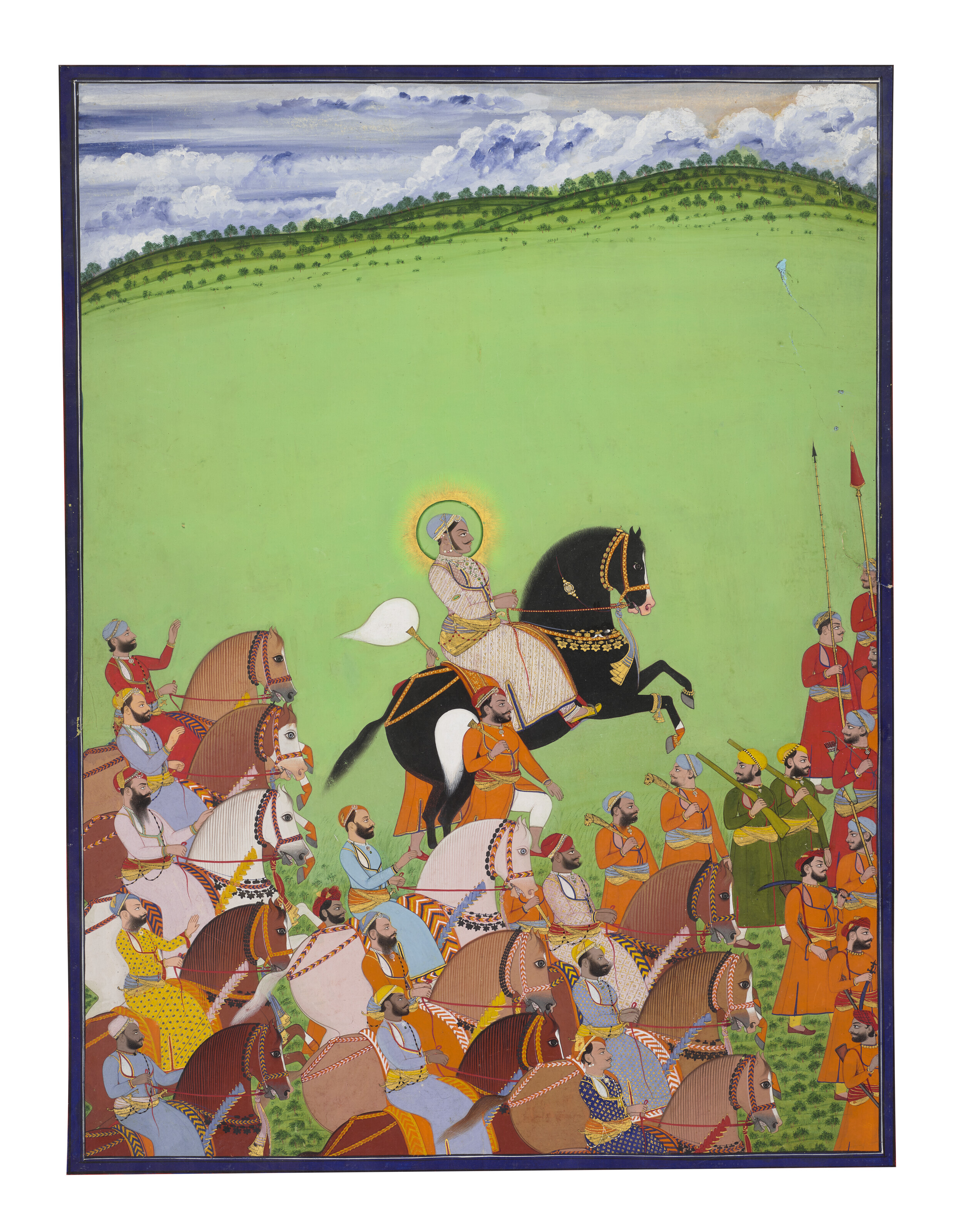 A PAINTING OF GANESHA, INDIA, RAJASTHAN, MEWAR, CIRCA 1700-1720 ...