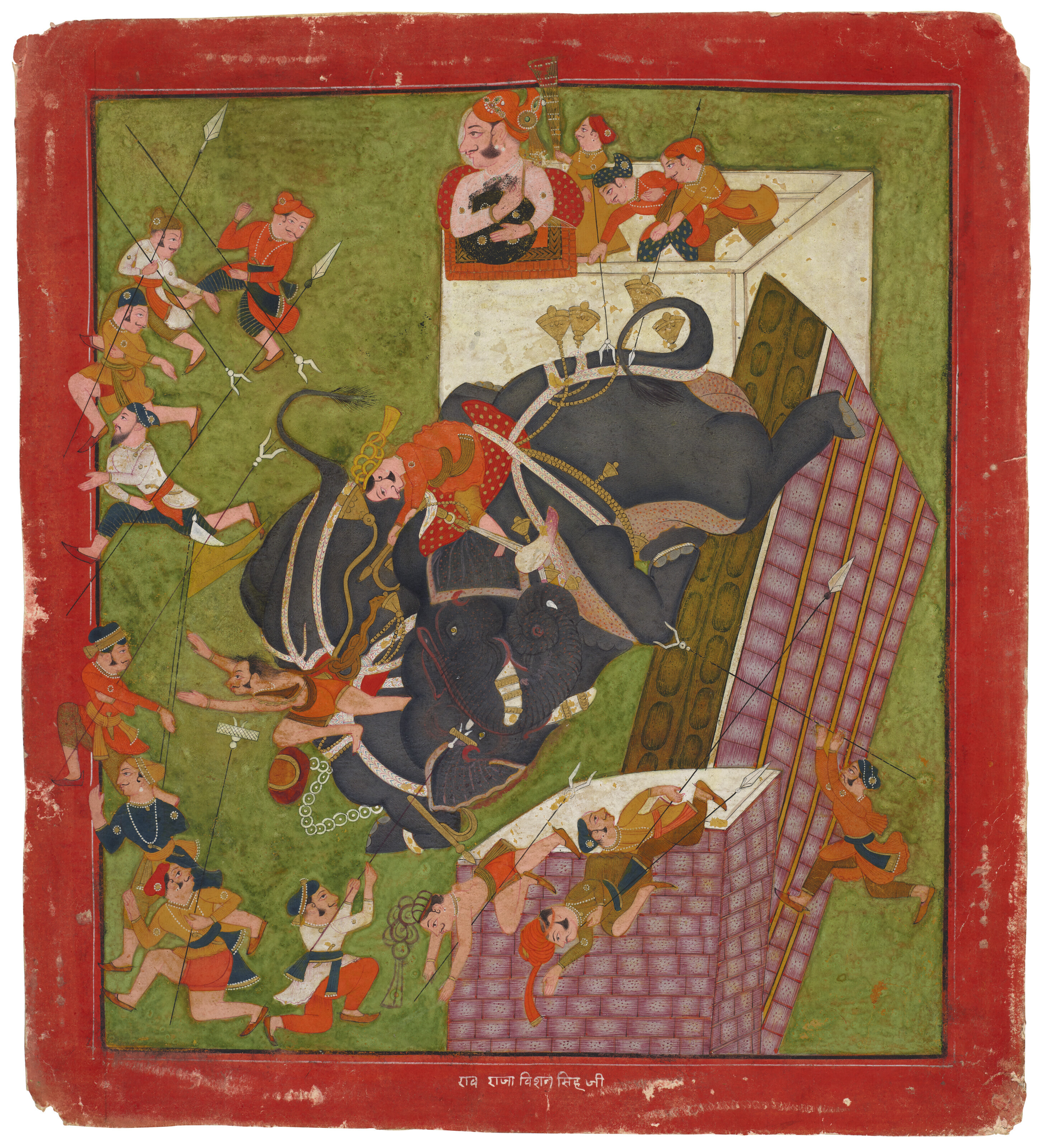 A PAINTING OF GANESHA, INDIA, RAJASTHAN, MEWAR, CIRCA 1700-1720 ...