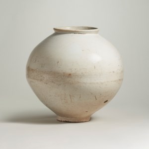 AN IMPORTANT WHITE PORCELAIN MOON JAR, JOSEON DYNASTY (18TH CENTURY ...