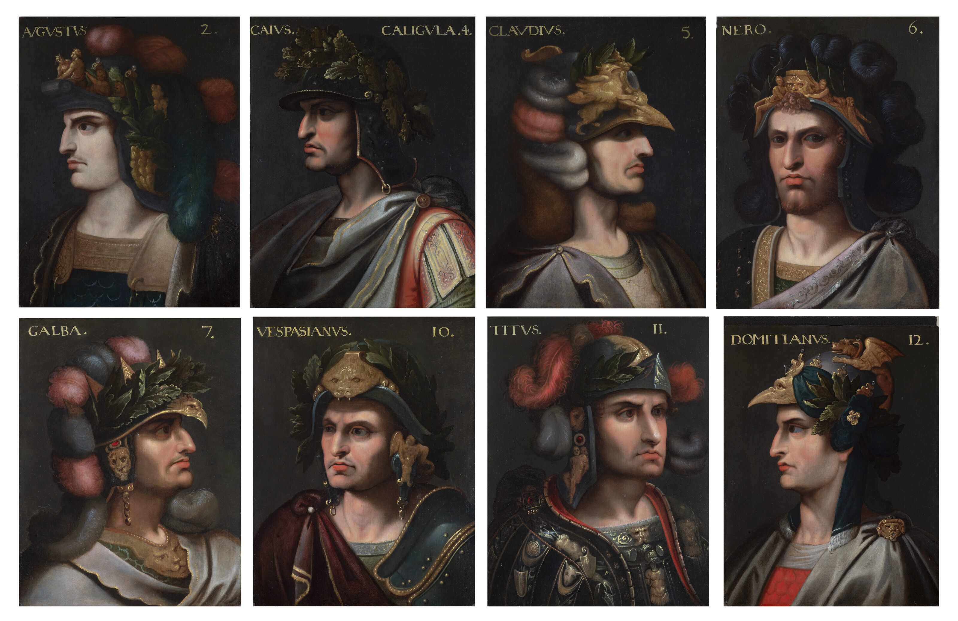 FOLLOWER OF SIR PETER PAUL RUBENS, The Roman Emperors Augustus ...