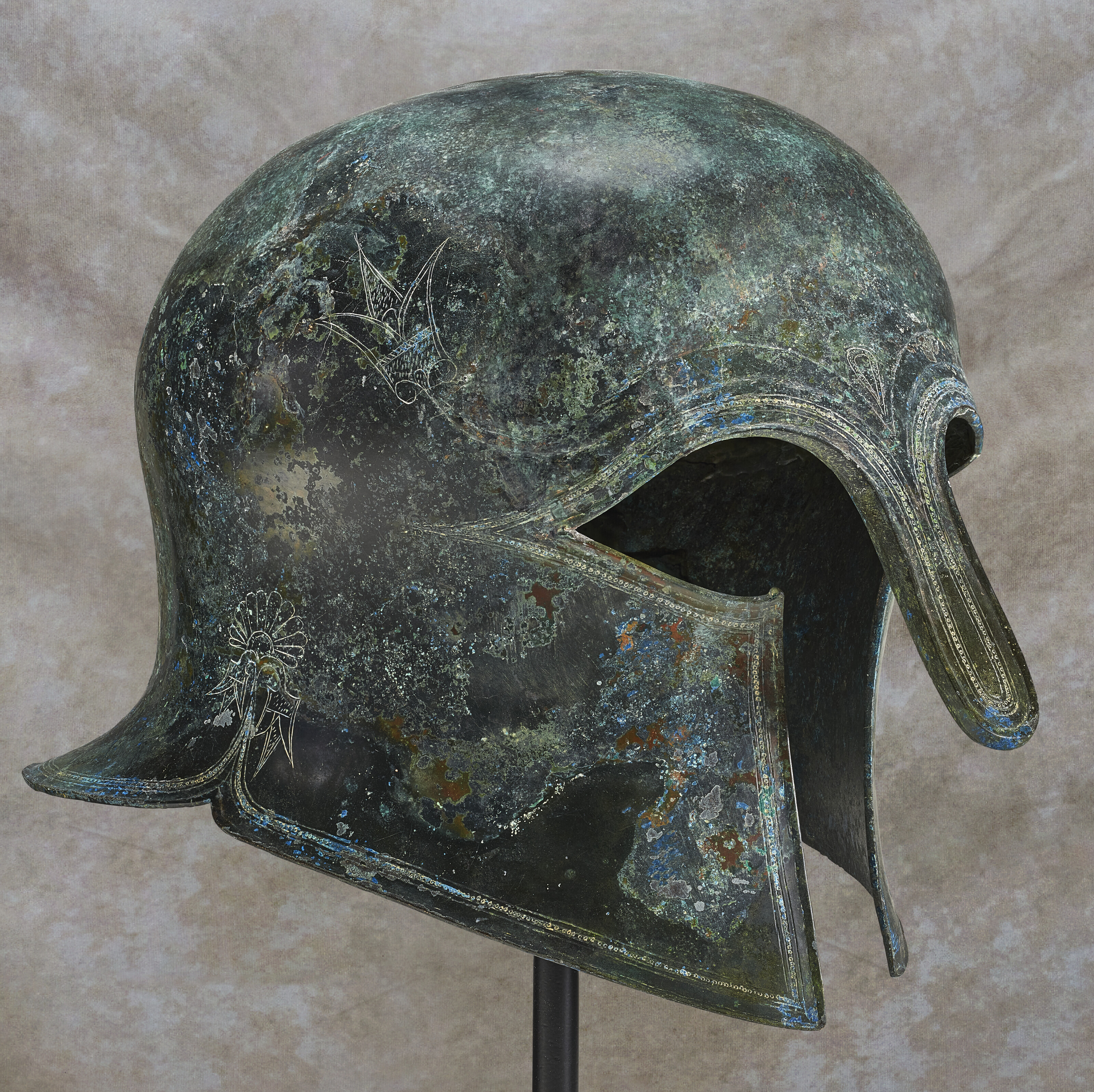 AN ATTIC BLACK-FIGURED NECK-AMPHORA (DOUBLEEN), ATTRIBUTED TO THE ...